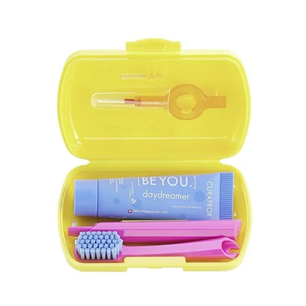 Curaprox Travel Kit | Complete Oral Care Set for Travel & On-the-Go