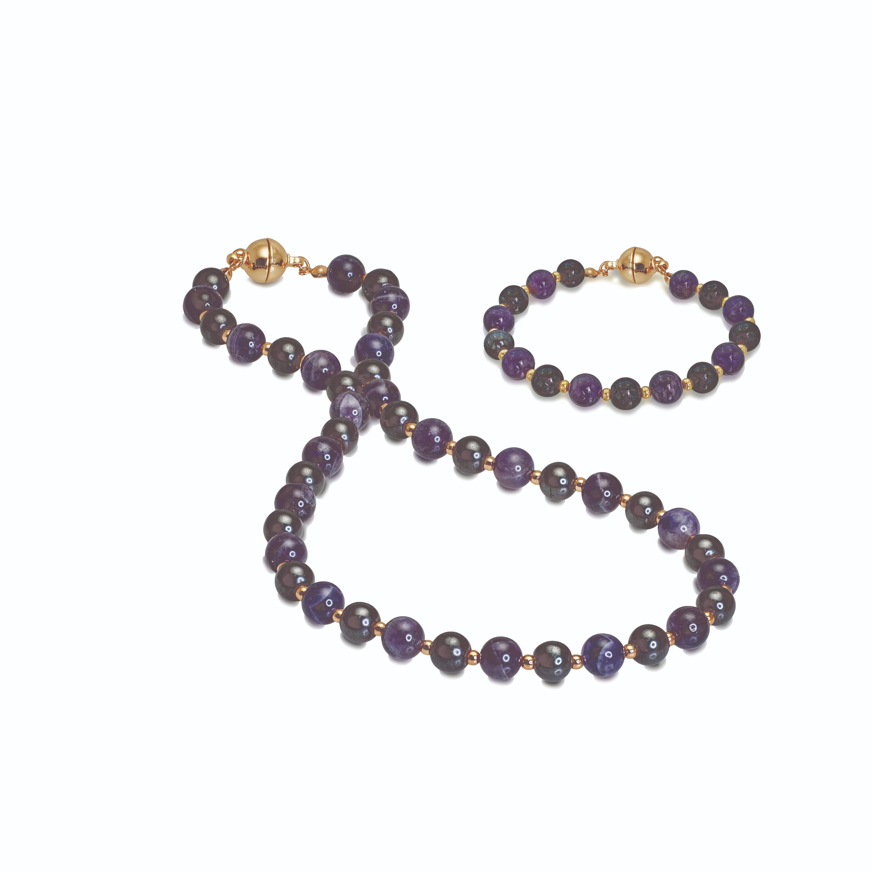 Magnetic Necklace and Bracelet Set