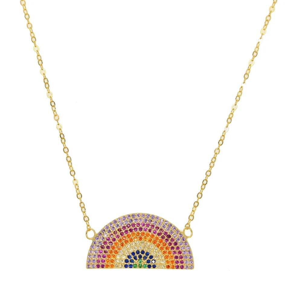 Luke Rainbow Pendant Necklace