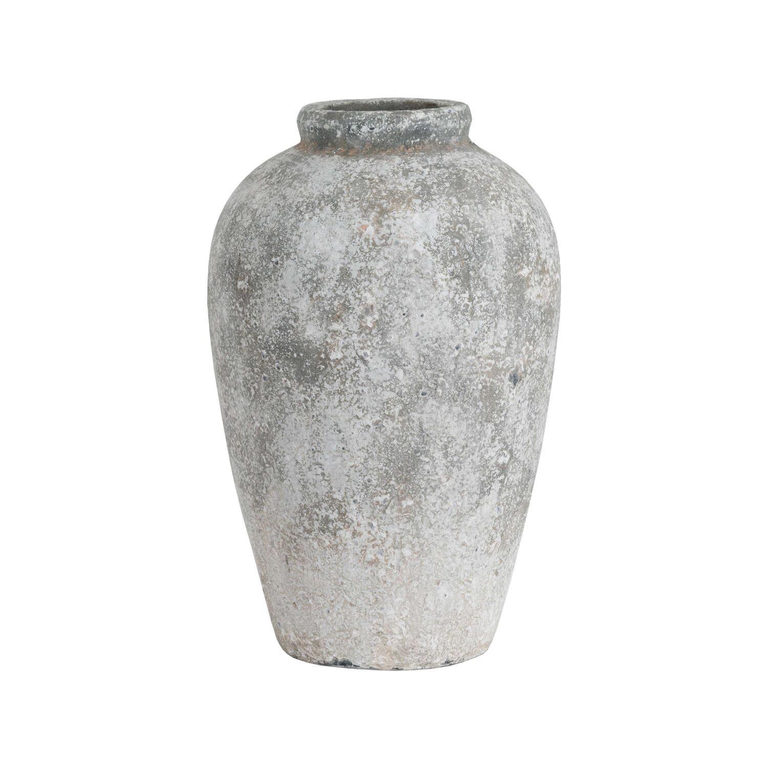 Discover the Timeless Elegance of Our Handcrafted Stoneware Effect Vase
