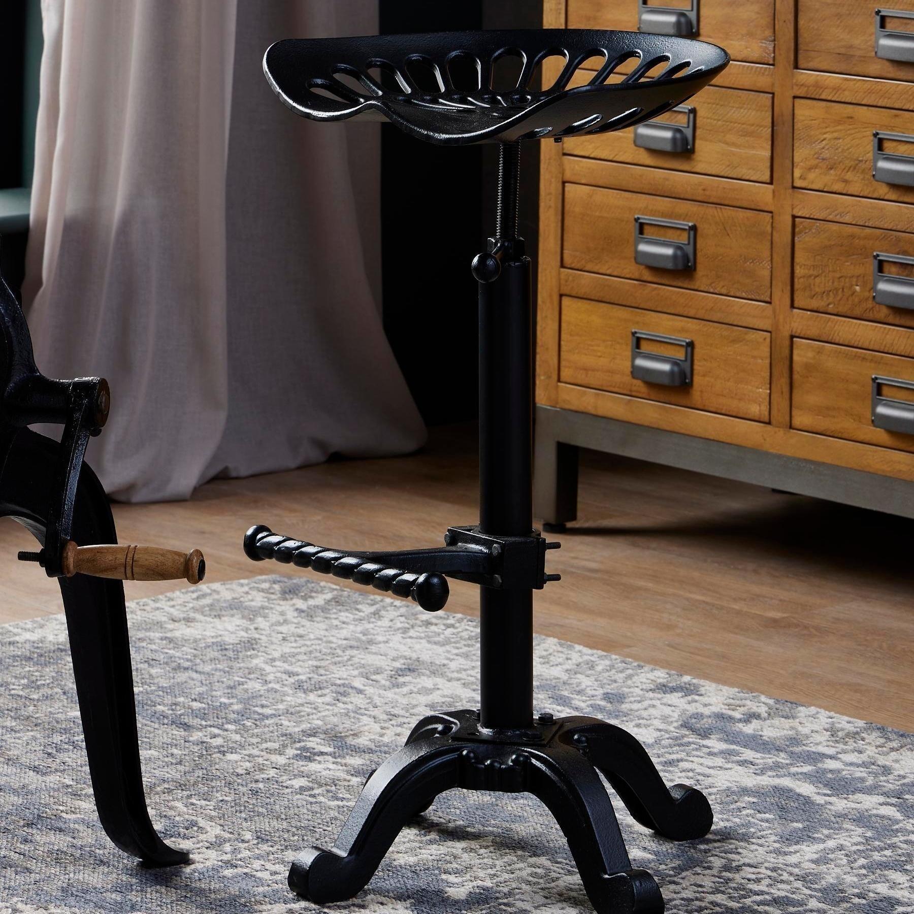 Adjustable Tractor Seat Stool - Stylish and Practical Seating