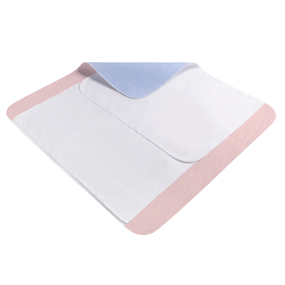 Sonoma Pink Washable Bed Pad with Tucks
