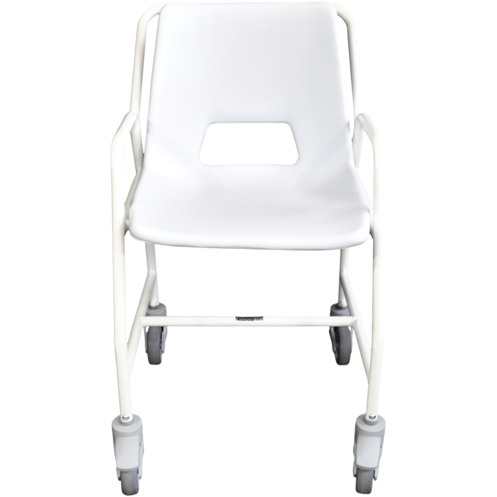 Hythe Height Adjustable Shower Chair with Wheels