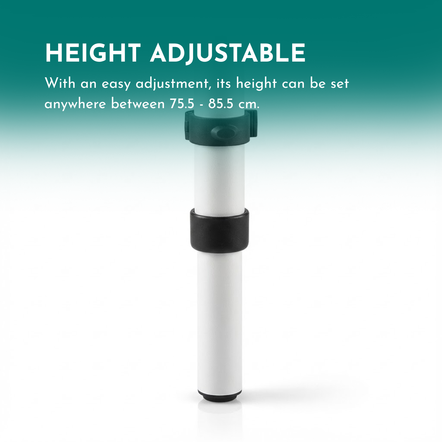 Drop Down Toilet Support Rail with Leg