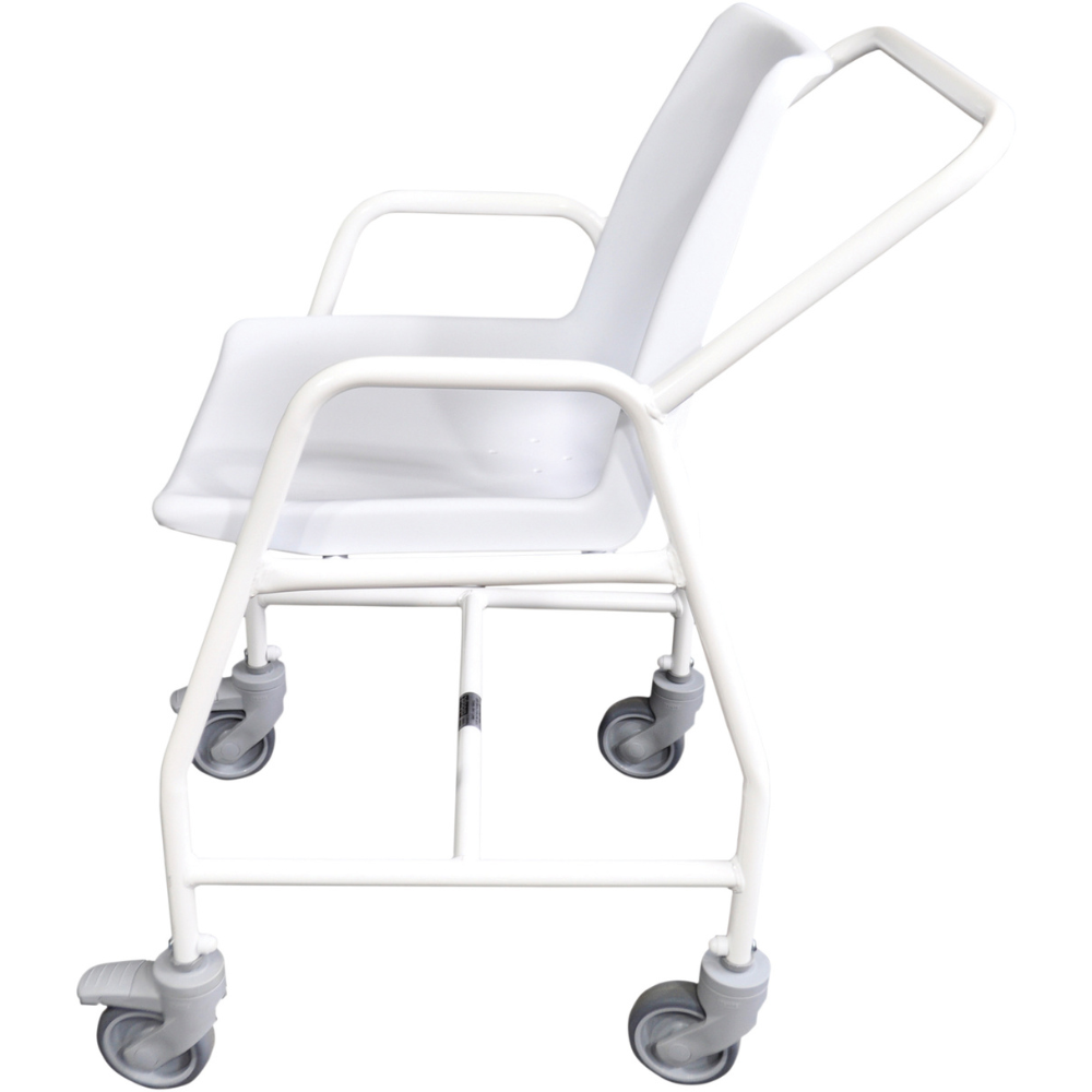 Hythe Height Adjustable Shower Chair with Wheels