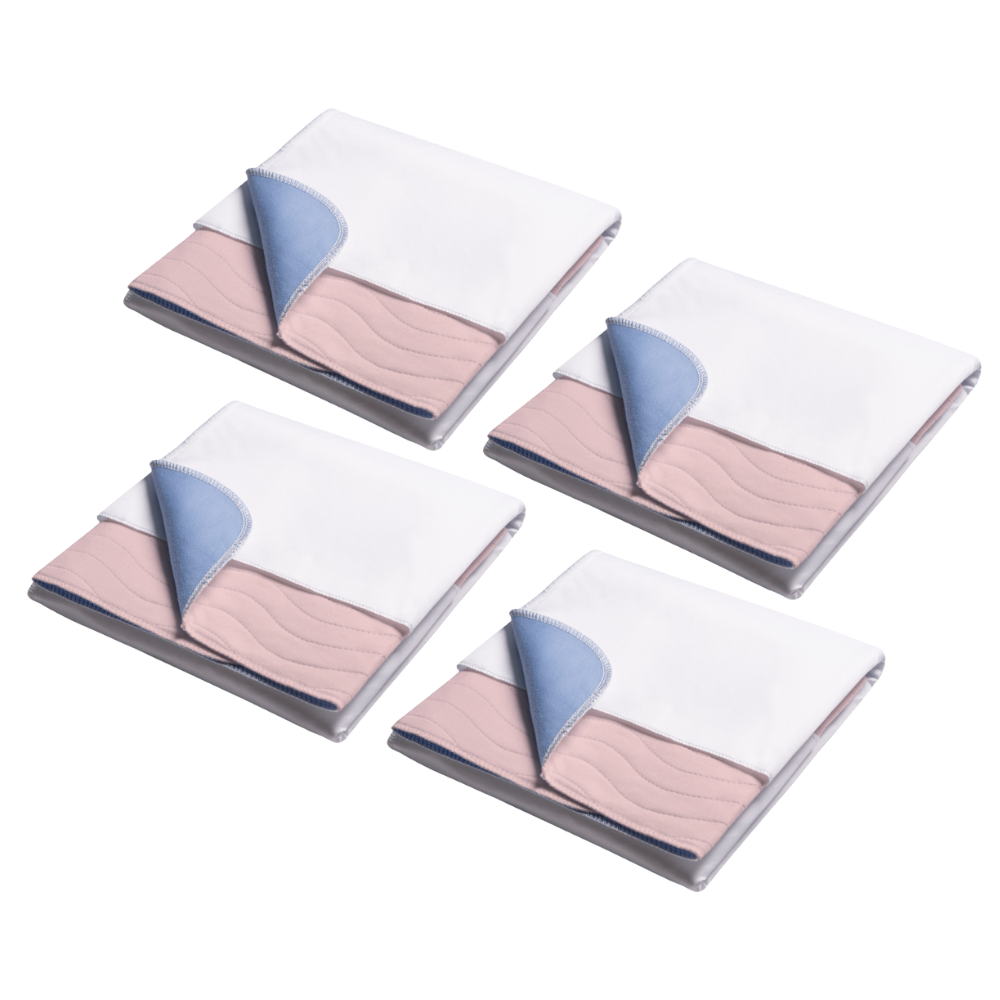 Sonoma Pink Washable Bed Pad with Tucks