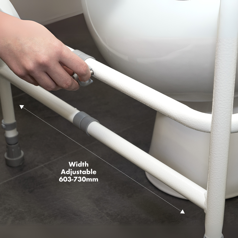 Adjustable Toilet Frame