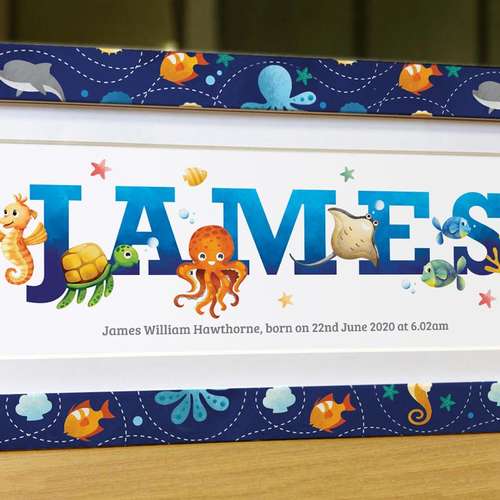 Framed Name Prints