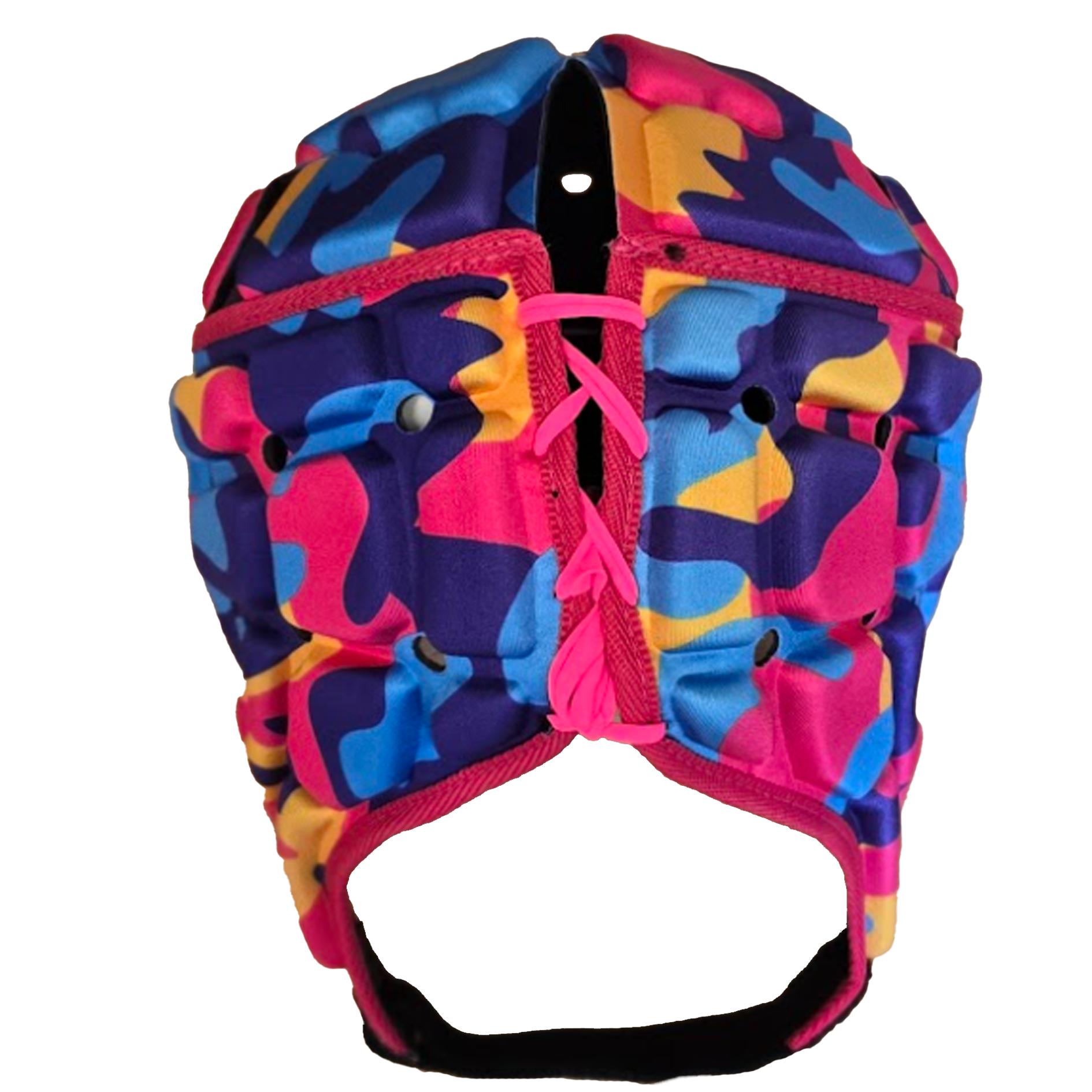 IMPACT Camo Multi-Coloured Rugby Headguard