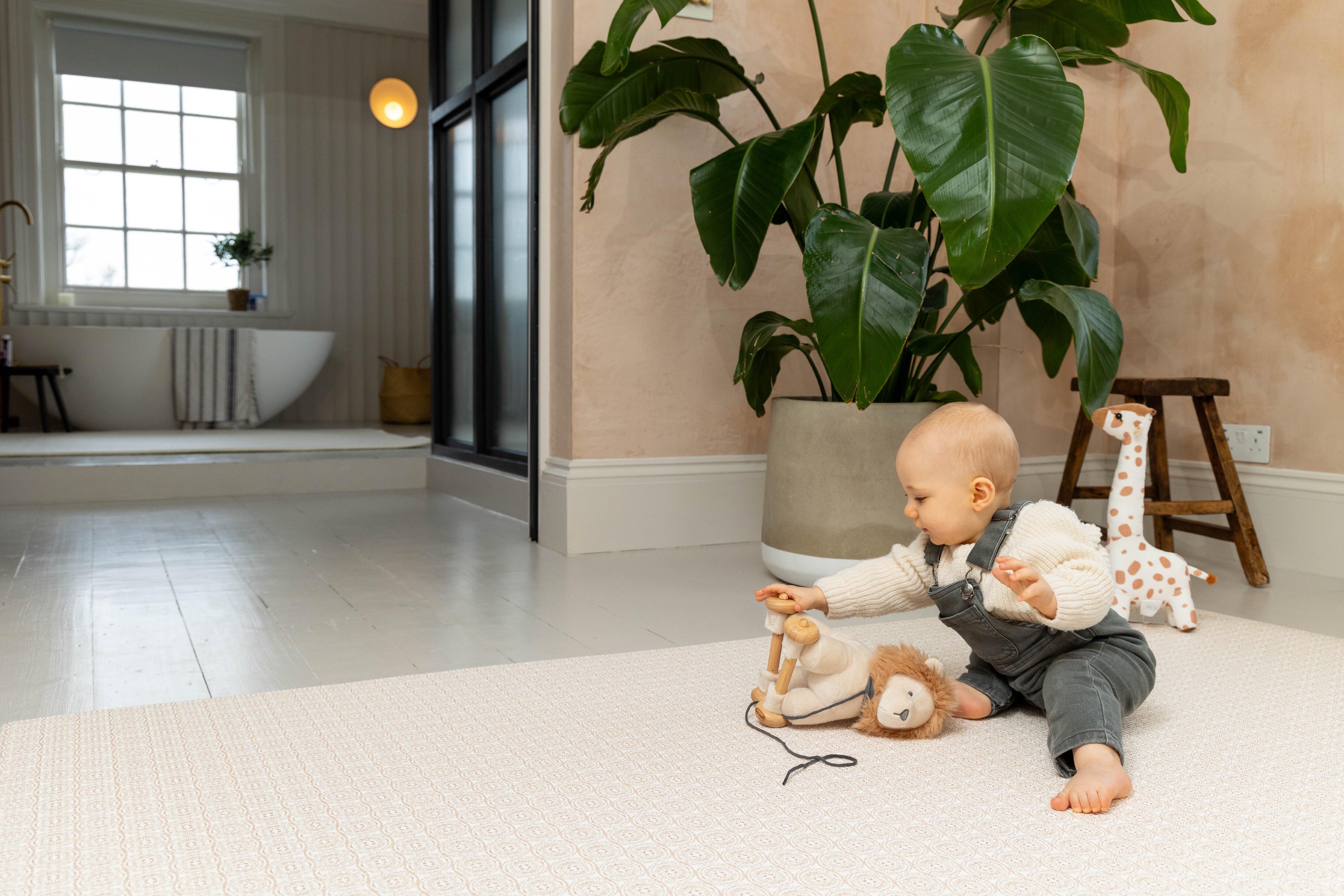 Tiny Trekker Baby Playmat | Reversible, Padded & Stylish Design