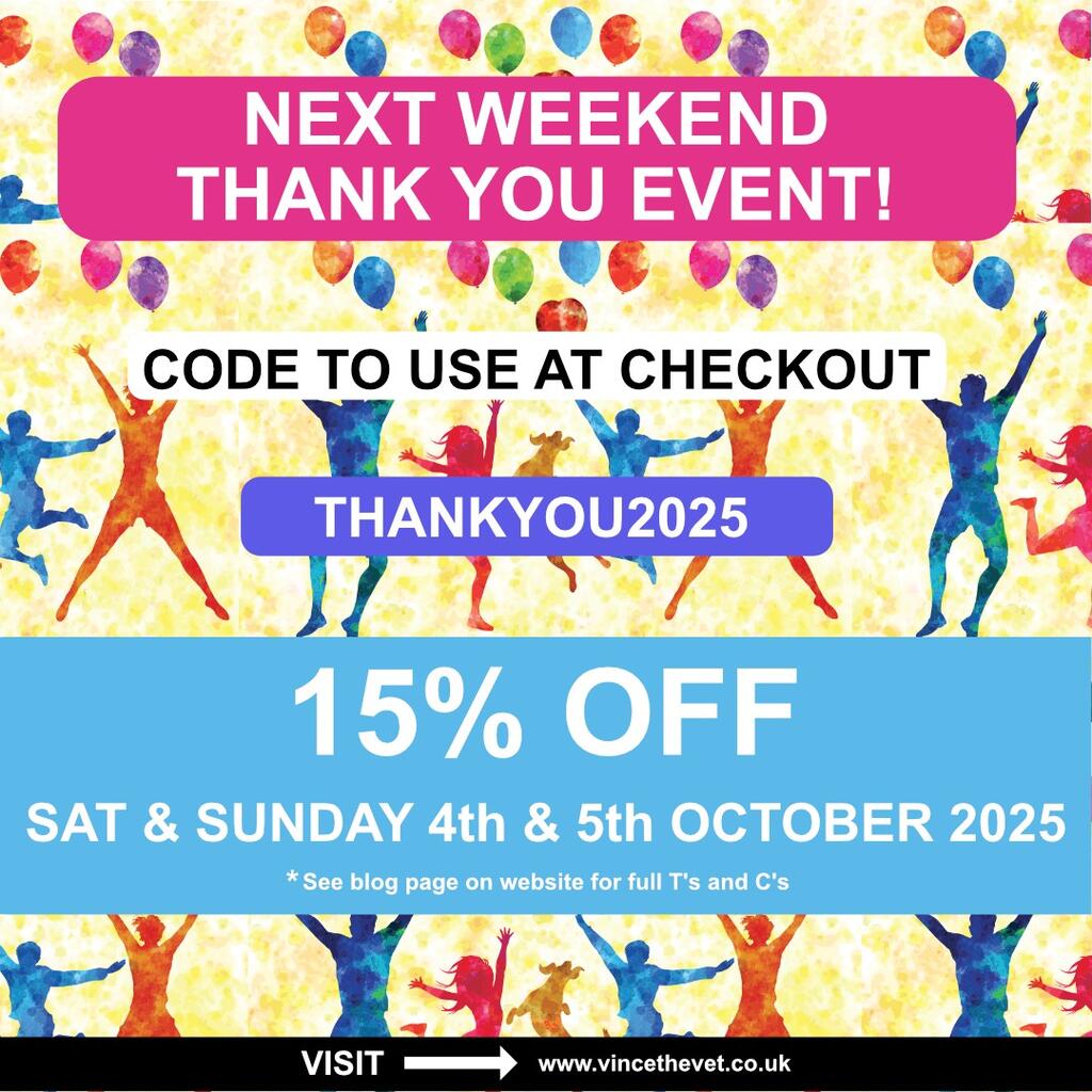 15% OFF THANK YOU EVENT OCTOBER 4th & 5th 2025!