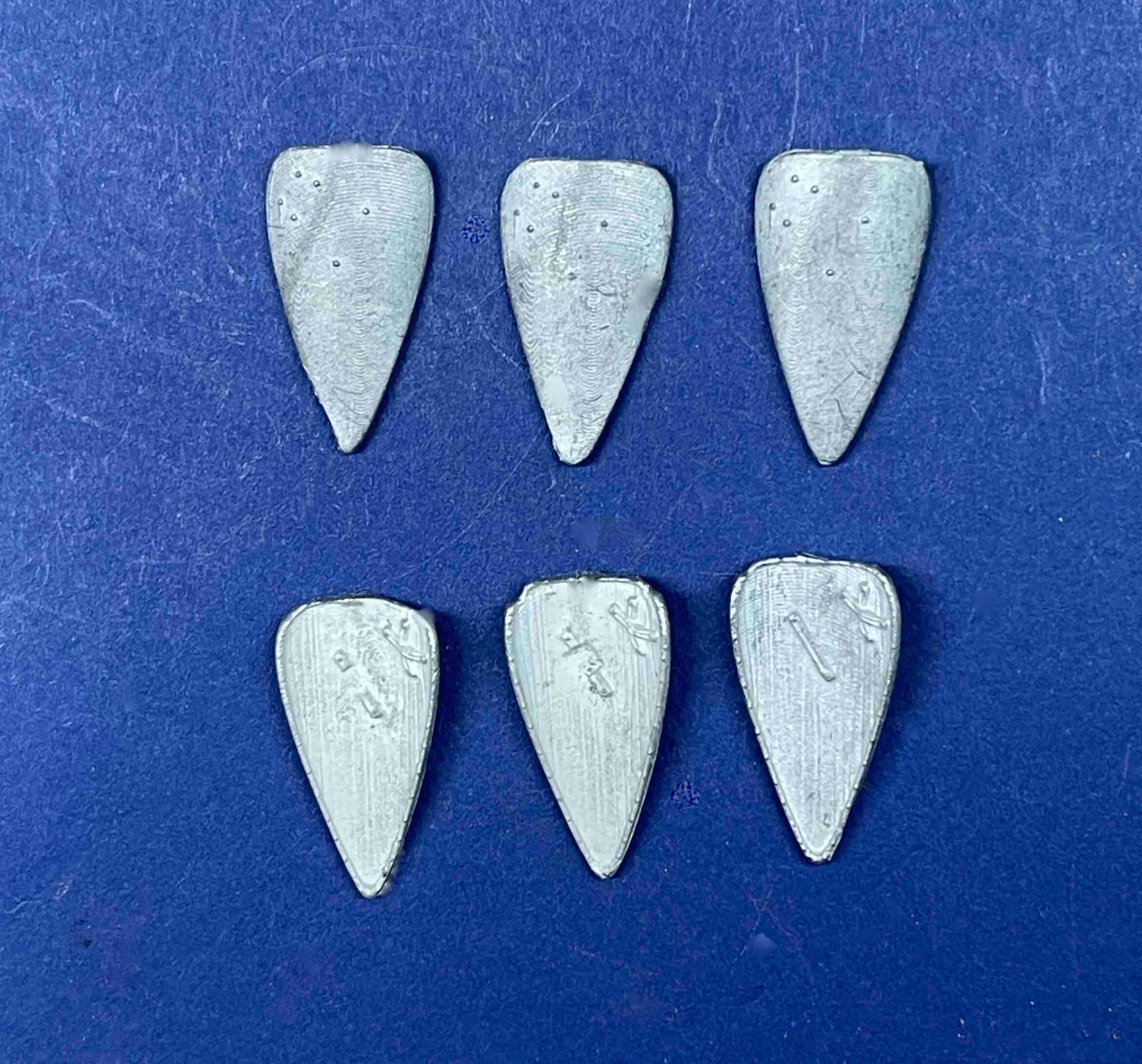 Templar-style Knight Teardrop Shields & decals