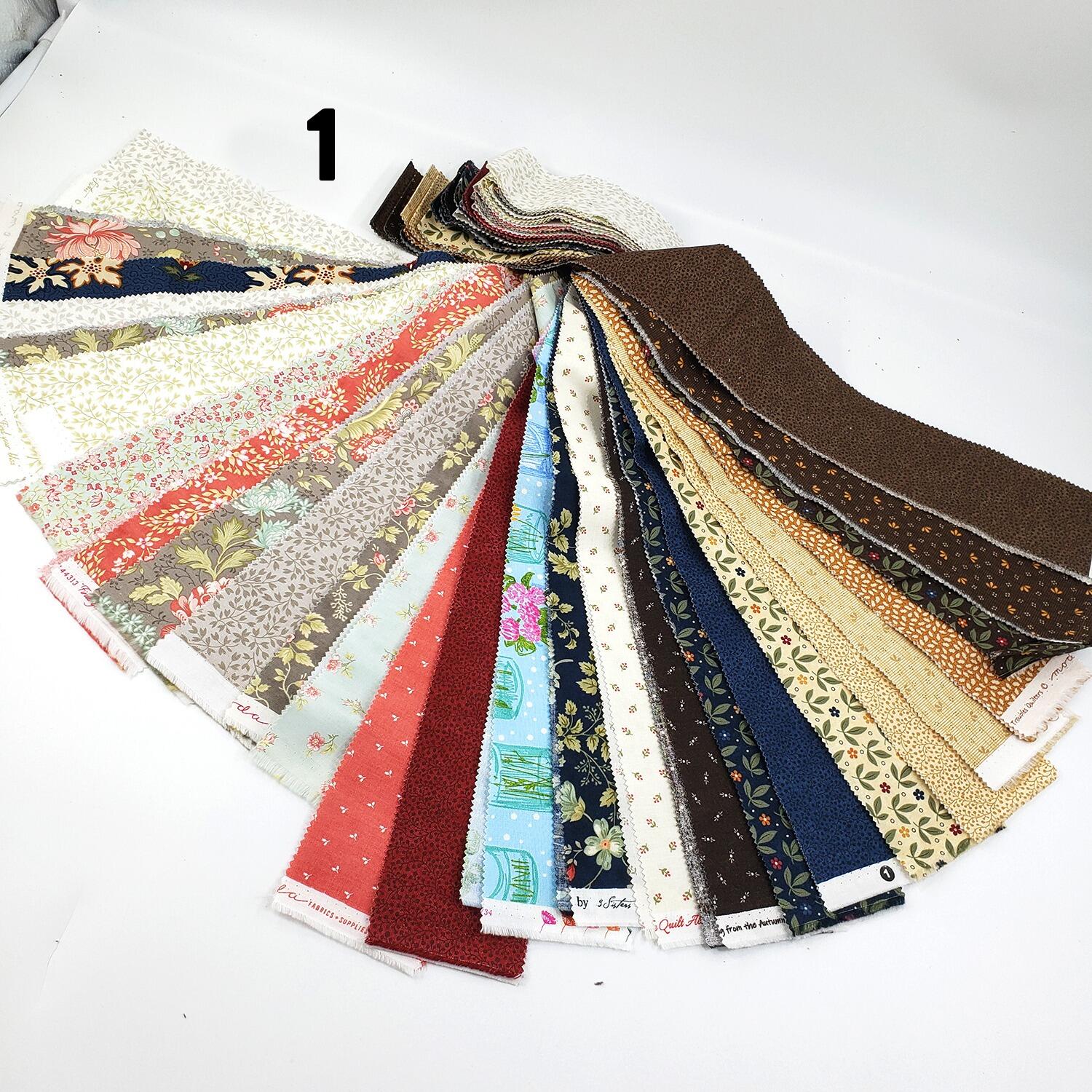 Moda scrap bags 100% cotton abstract, floral, cute, mixed scraps from Moda