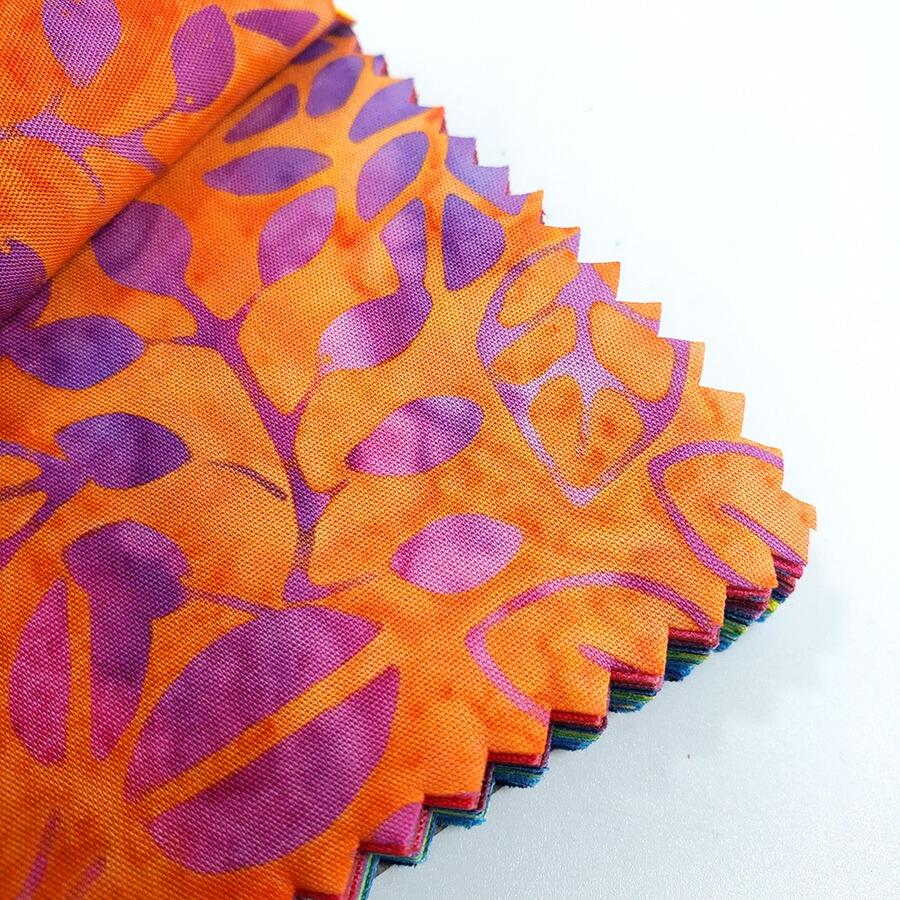 Moda Sunburst Batik 42 piece charm pack 100% cotton bright colours