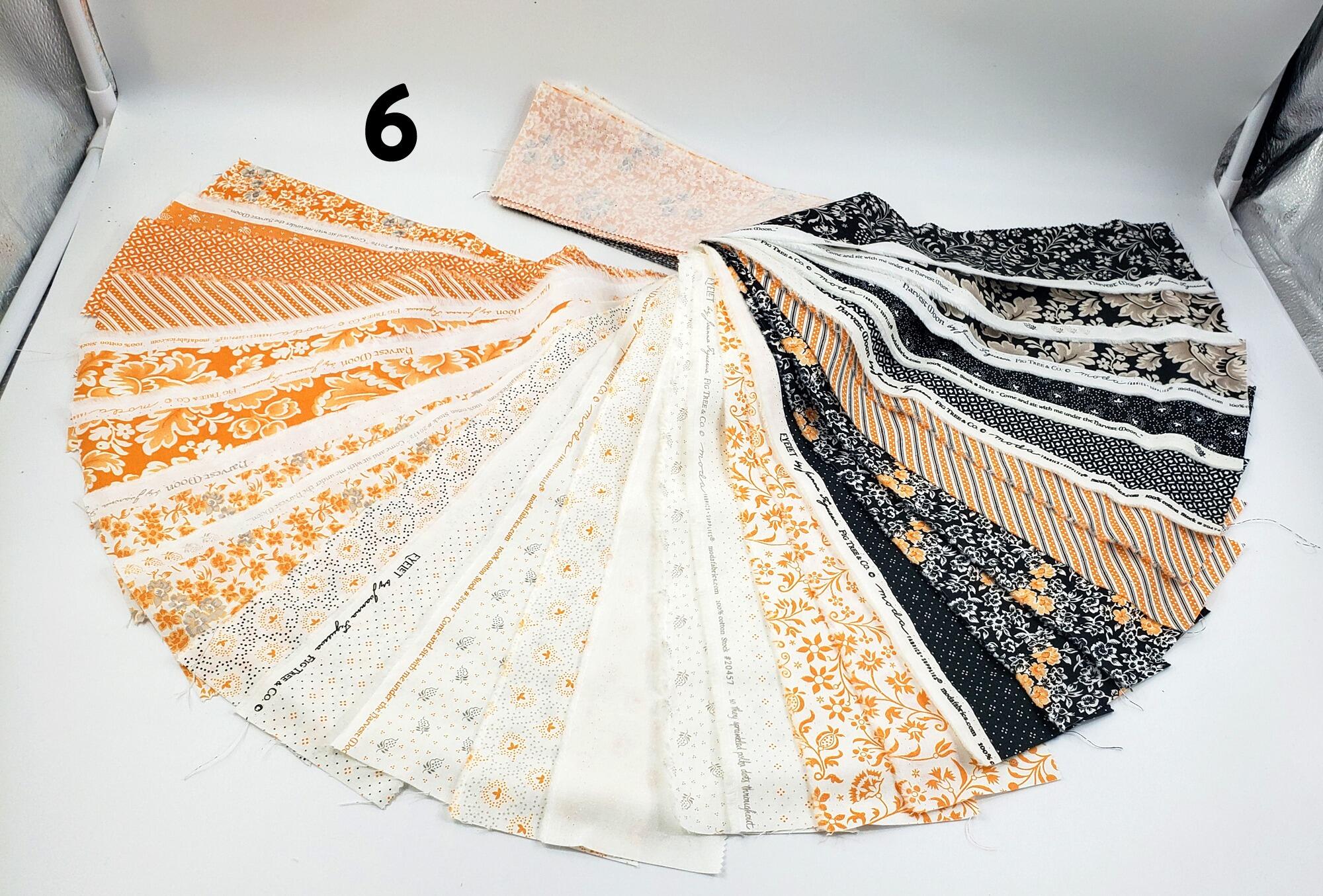 Moda scrap bags 100% cotton abstract, floral, cute, mixed scraps from Moda