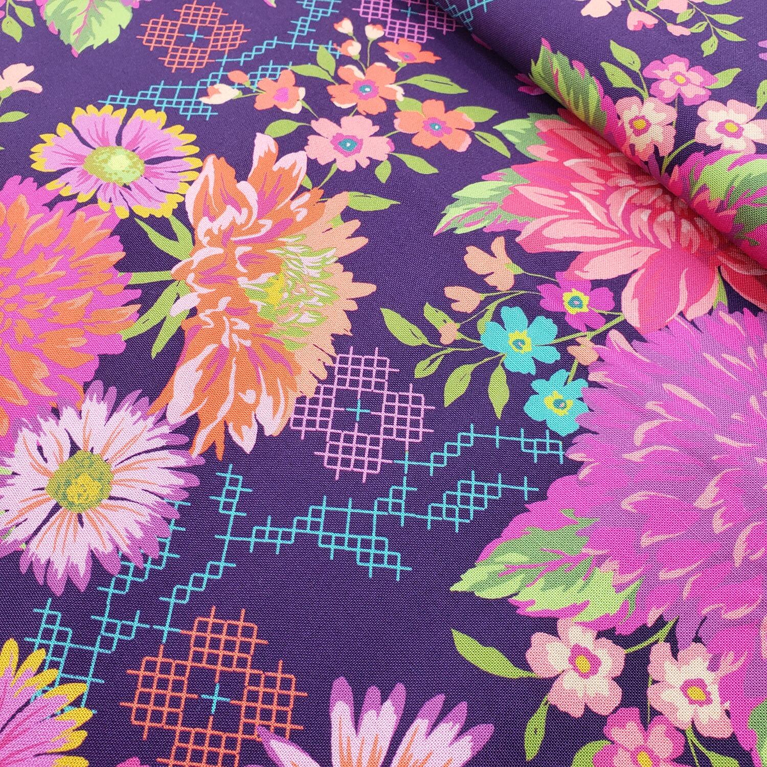 Moda Parlor by Crystal Manning 100% cotton floral fabric