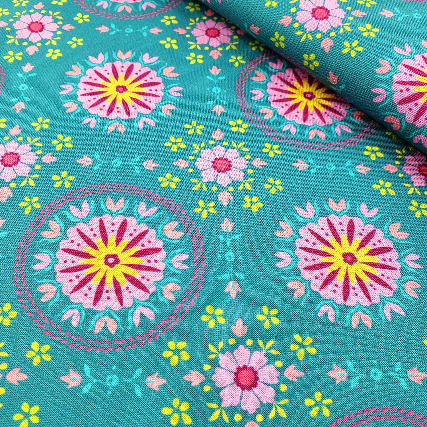 Moda Parlor by Crystal Manning 100% cotton floral fabric