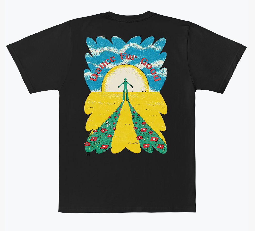 Dance For Good Black Everpress T-Shirt - Shop For Good - War Child