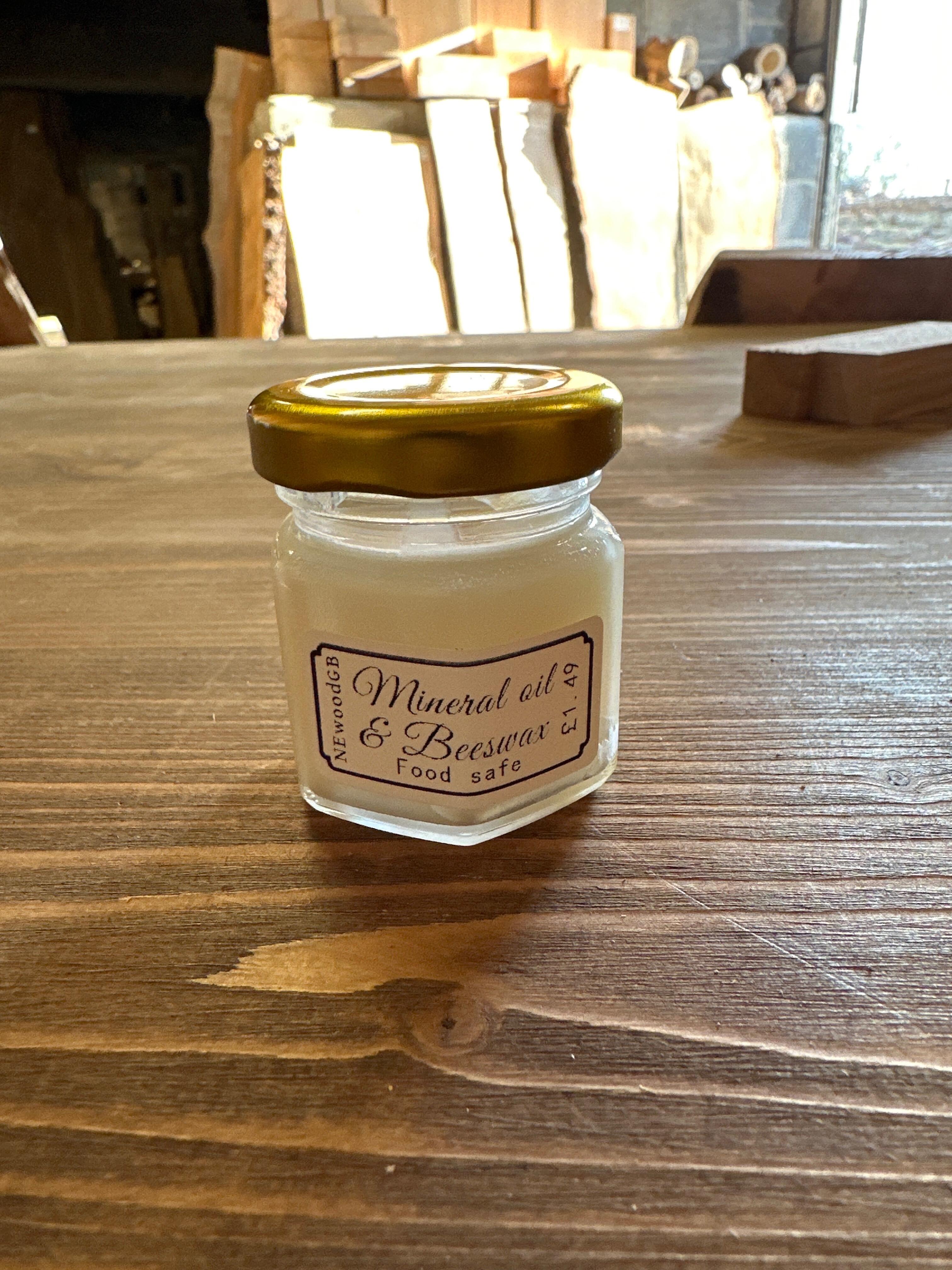 Sample jar of Wood Wax