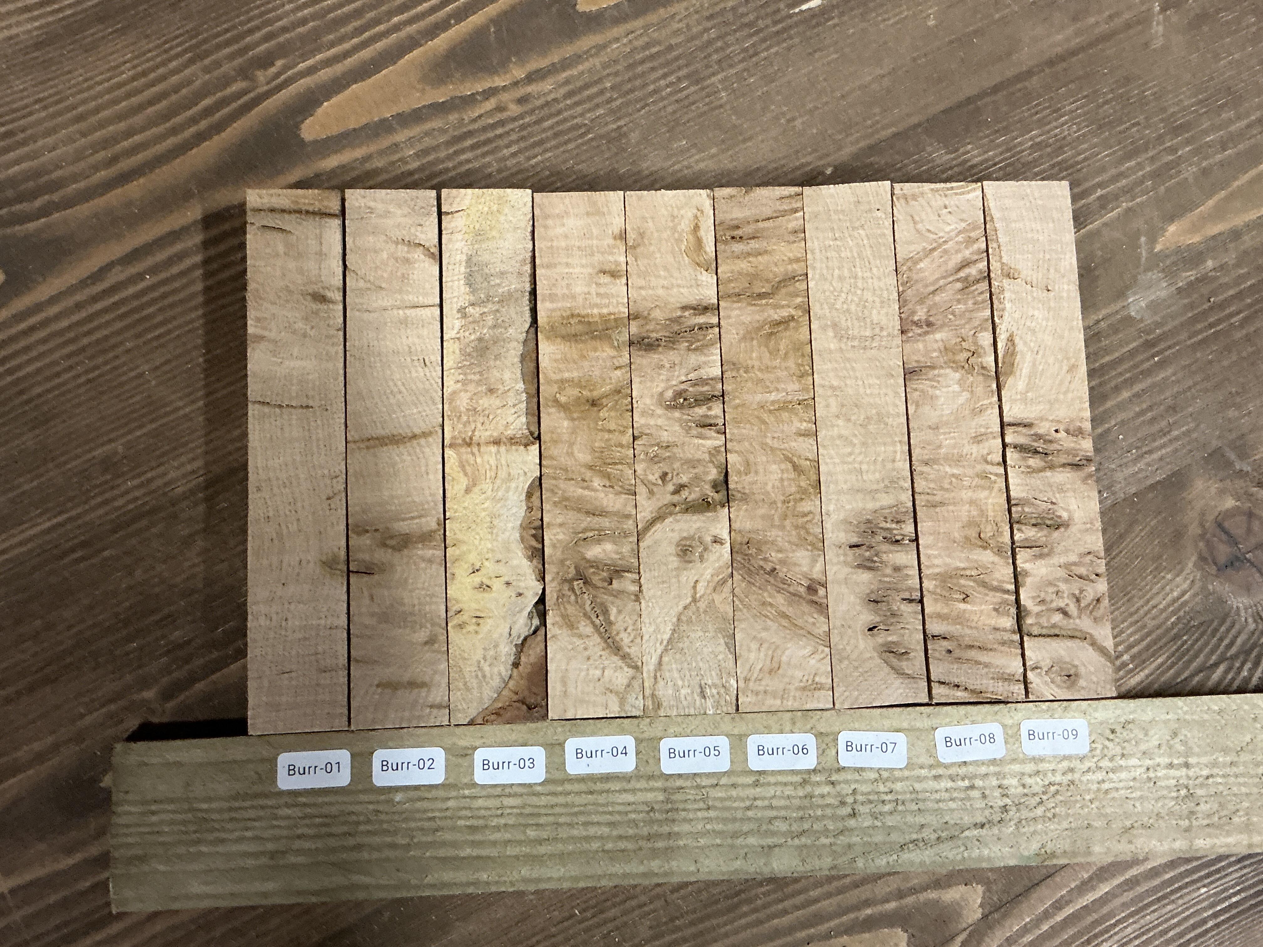 Heavy Oak burr Pen blanks