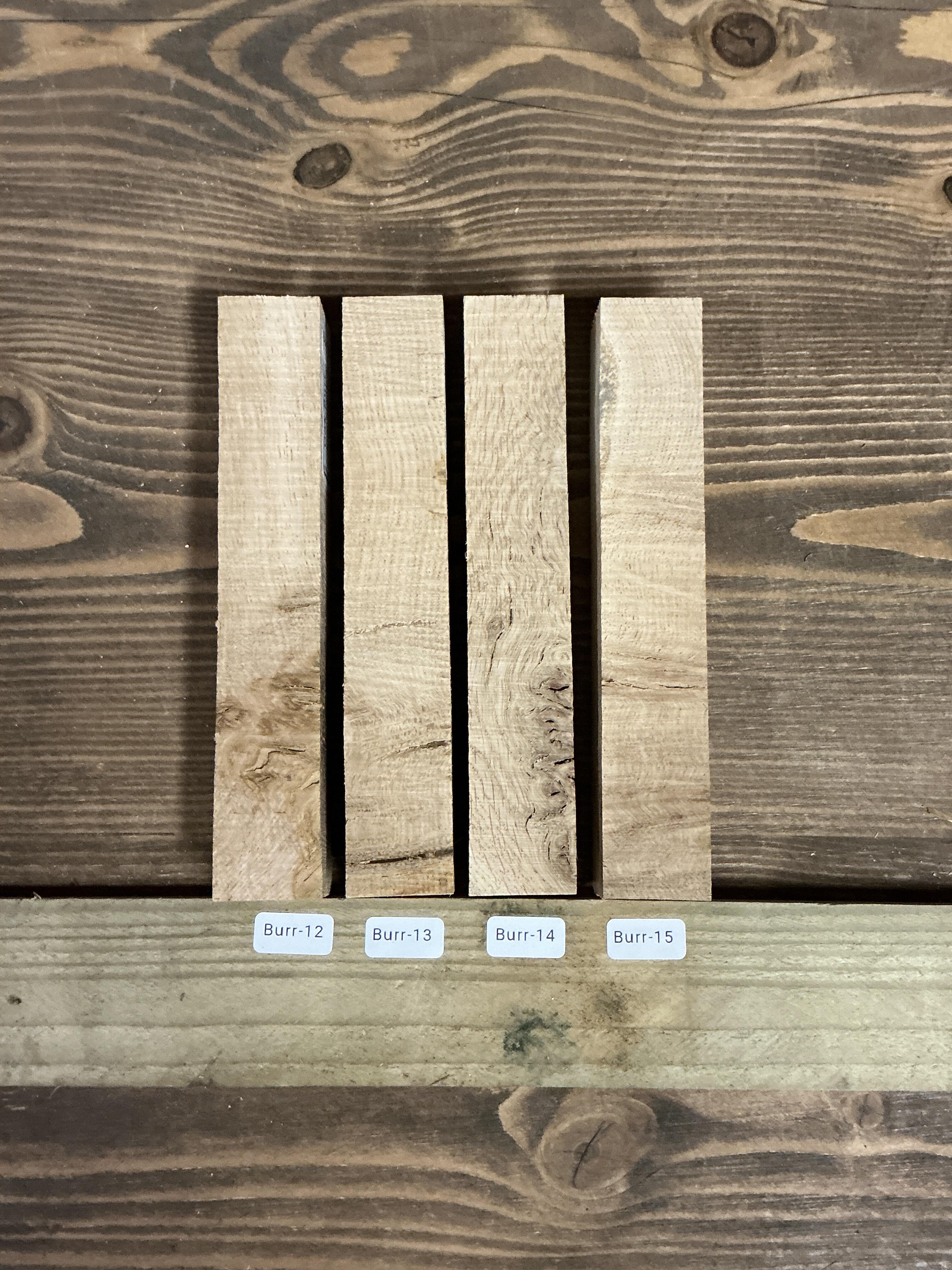 Light Oak Burr Pen blanks