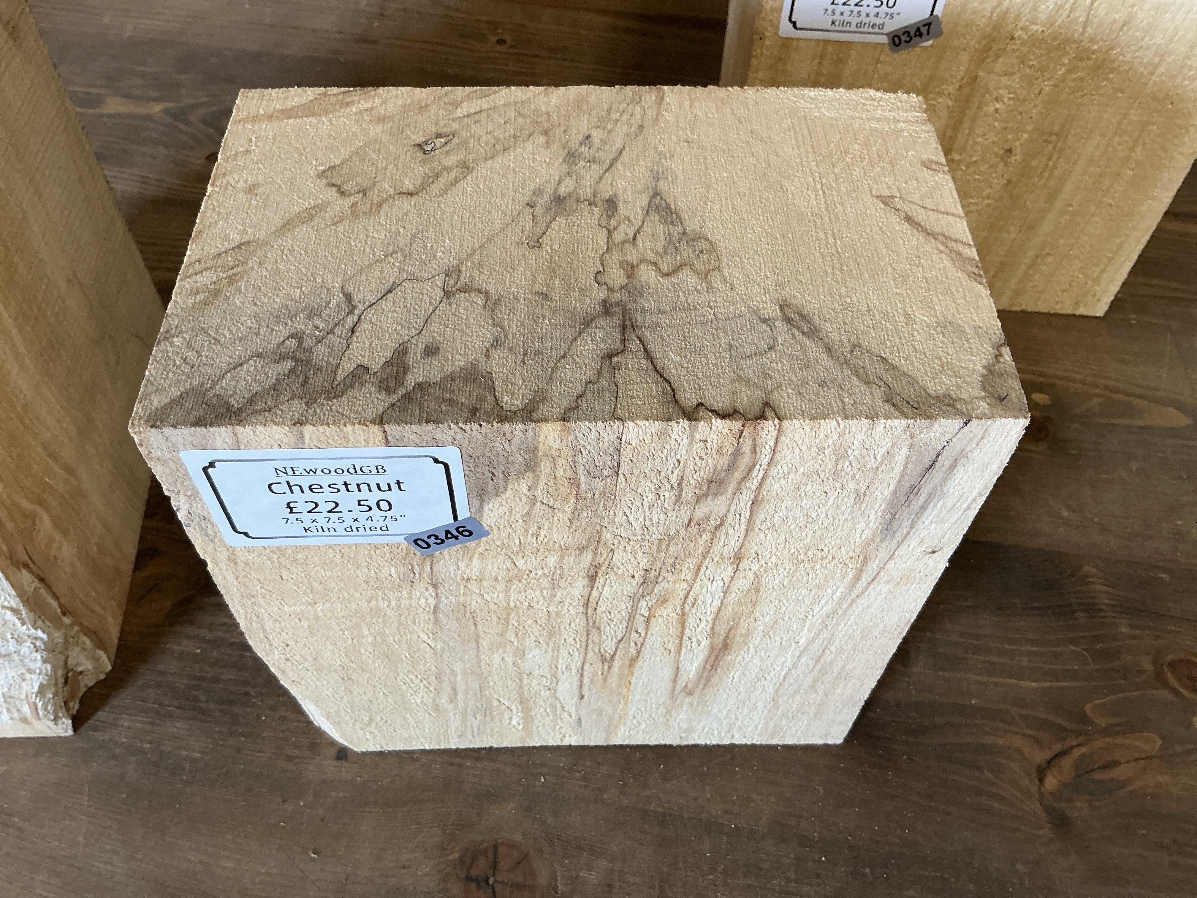 Chestnut 7.5 x 4.75” blocks