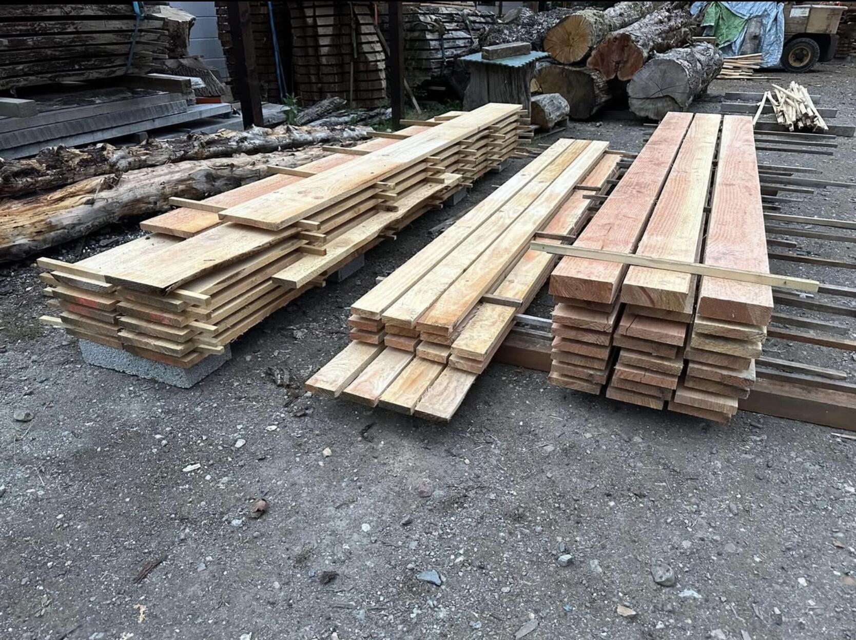 Larch Planks & Beams (Saw to Order)
