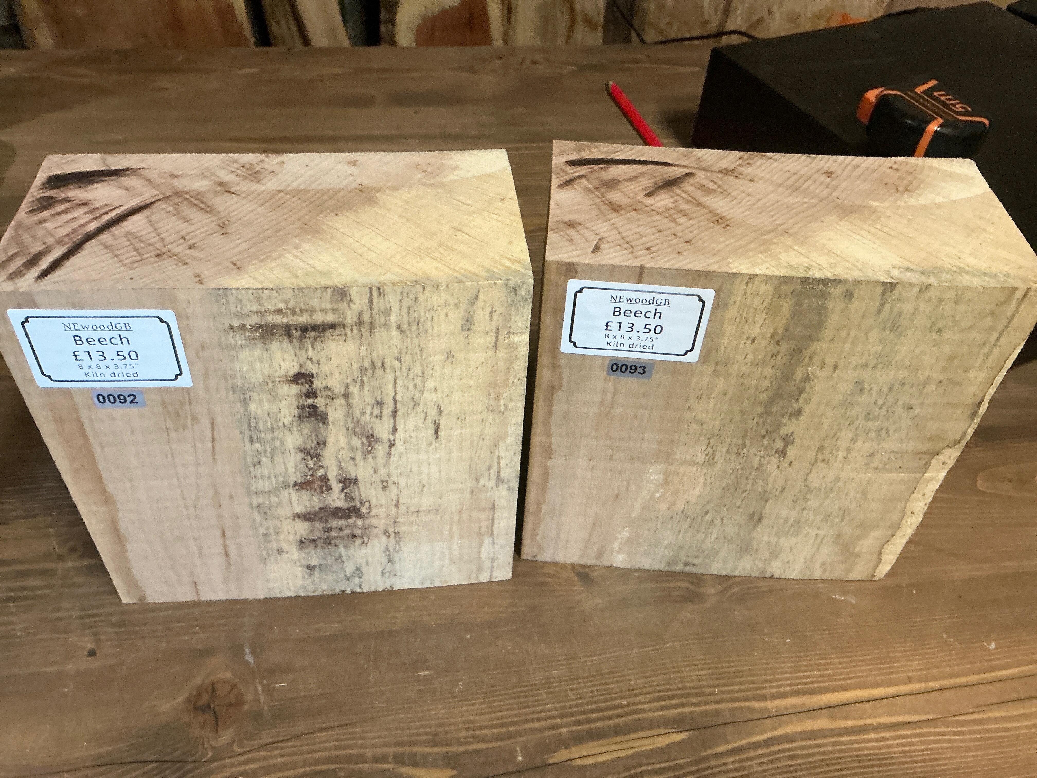 Beech blocks 8x3.75”