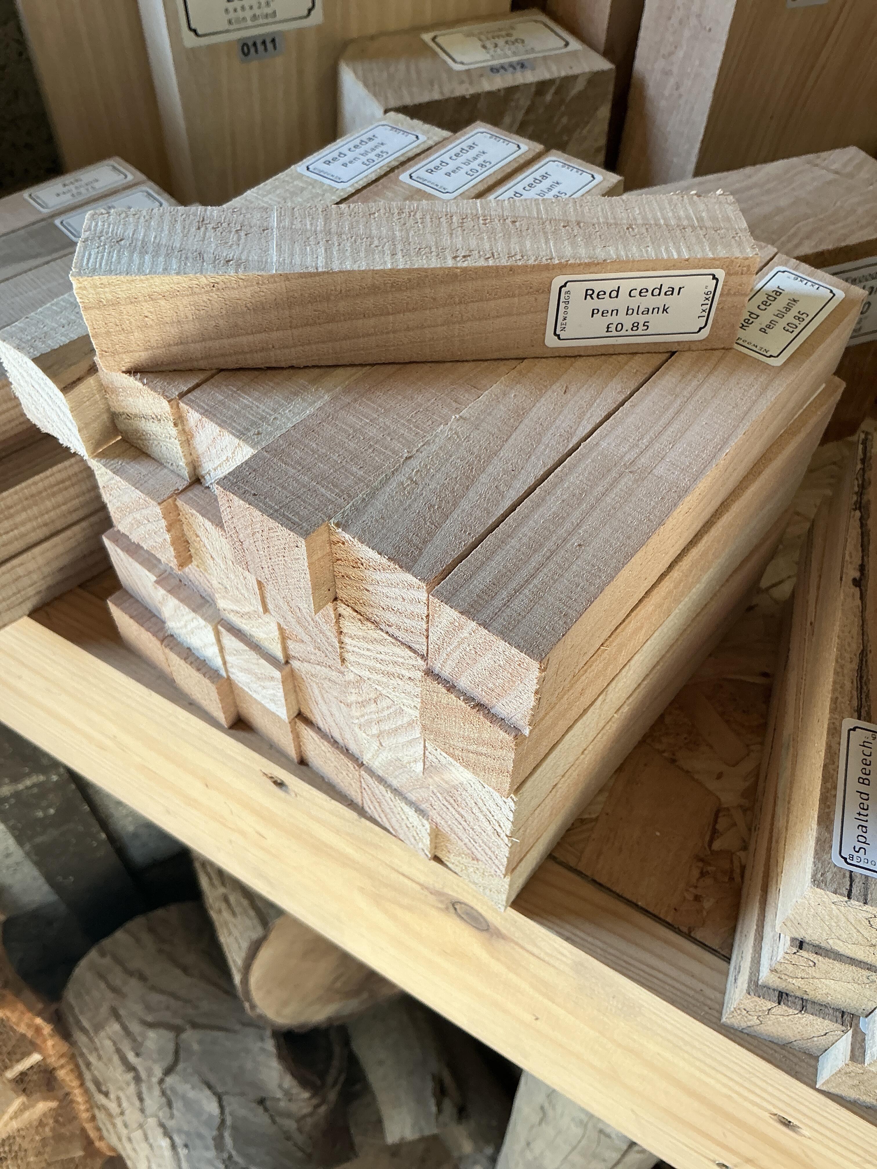 Cedar Pen blanks
