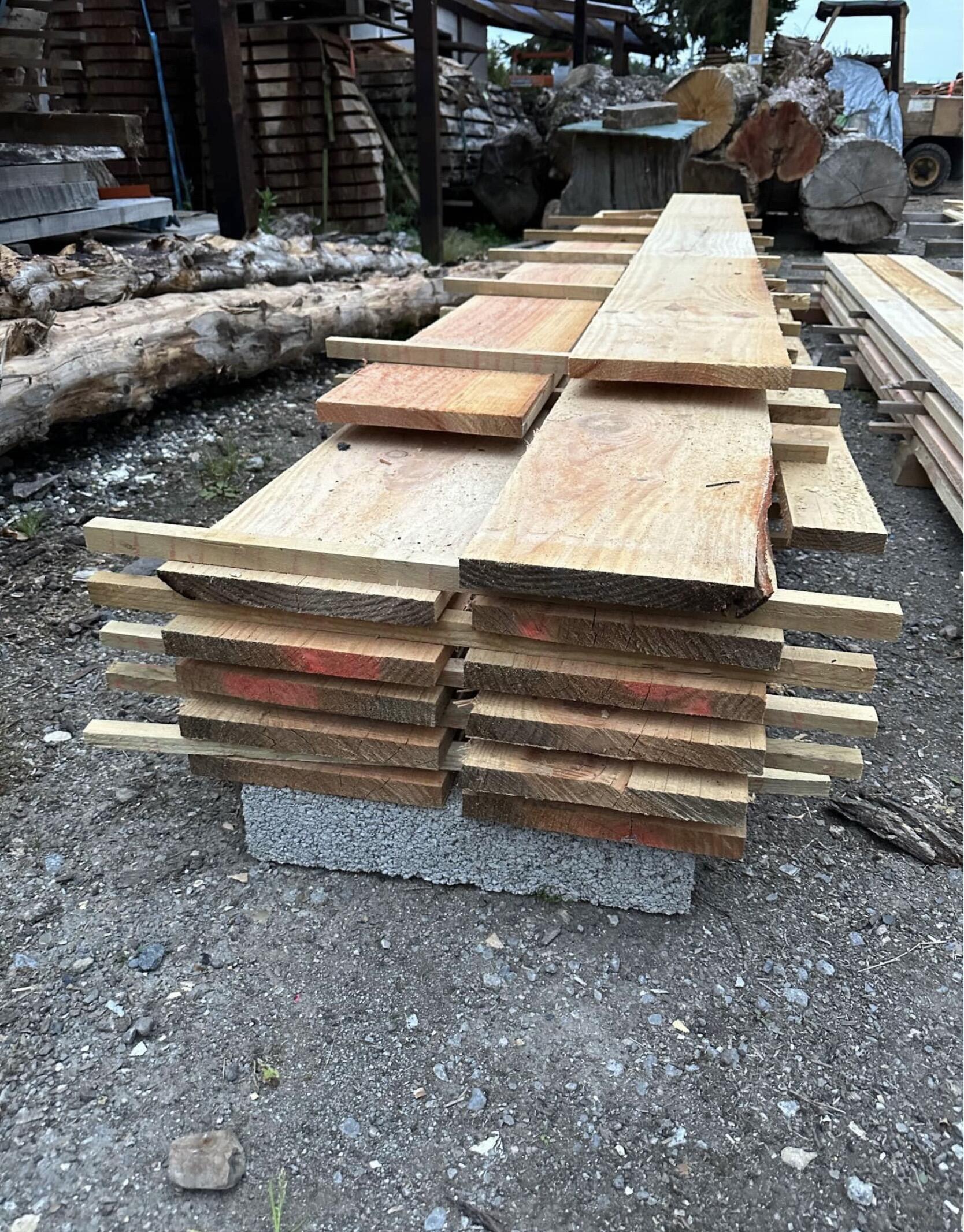 Larch Planks & Beams (Saw to Order)