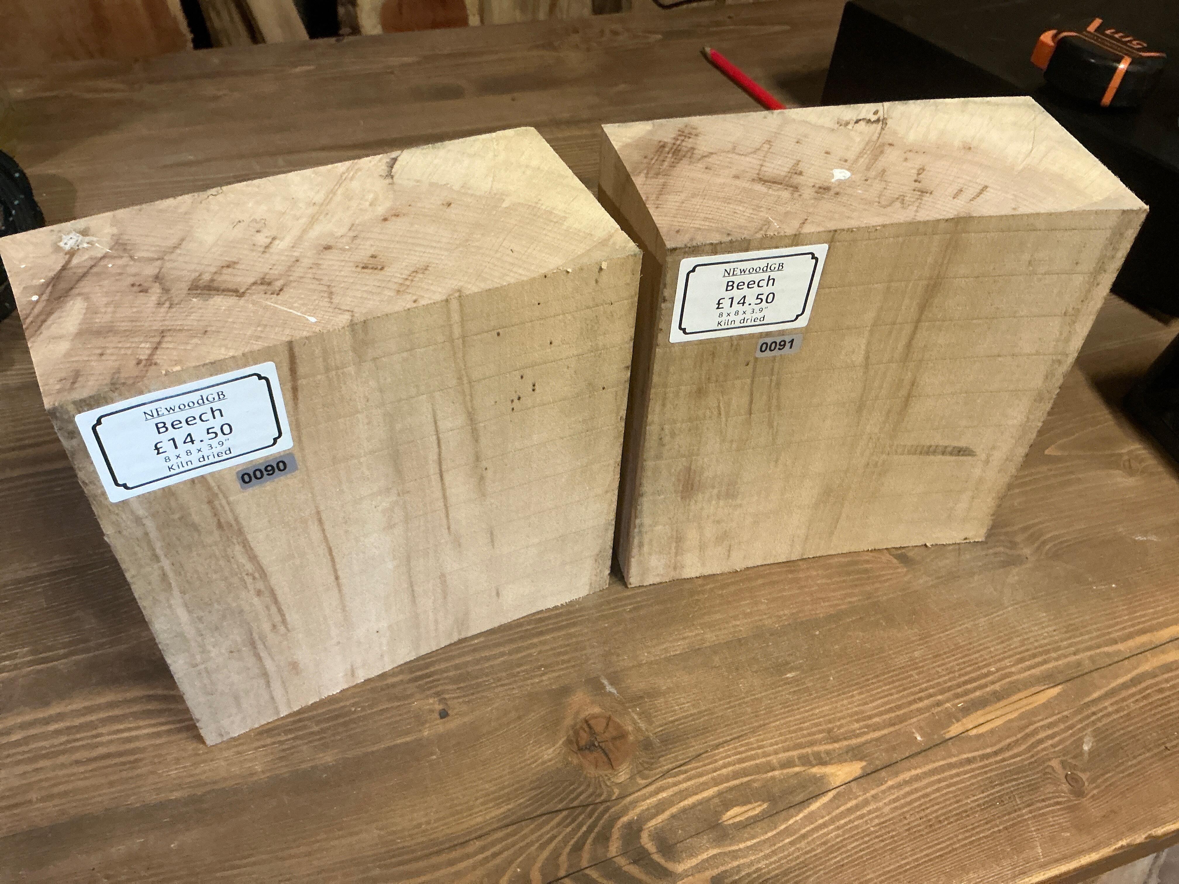 Beech blocks 8x3.9”