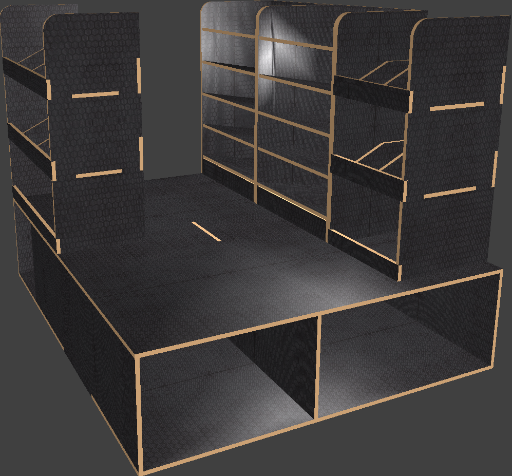 Van Ply False Floor Storage