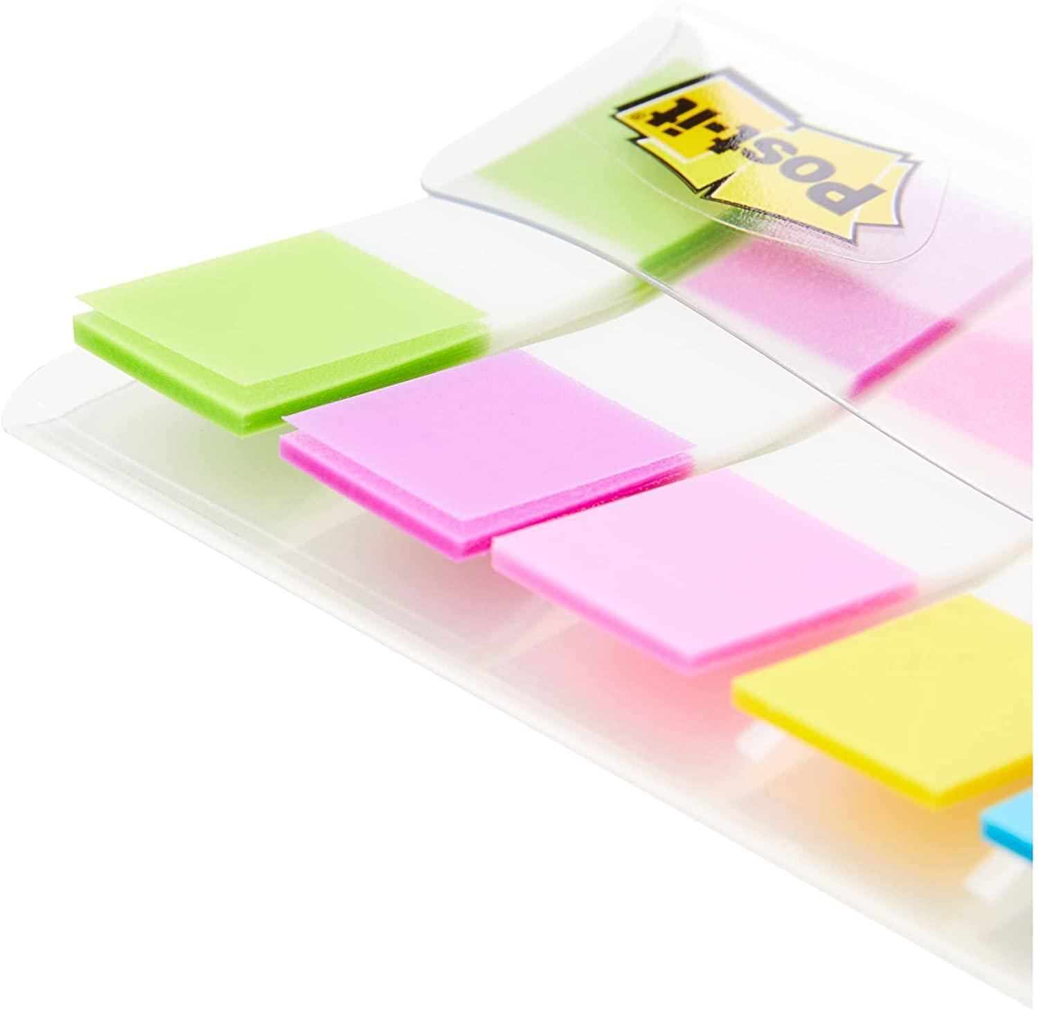 Post It 100 Index Markers (12mm, Assorted Colours)