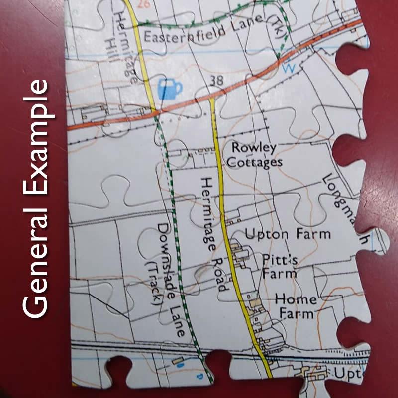 High Ham Map 408 Piece Jigsaw Puzzle