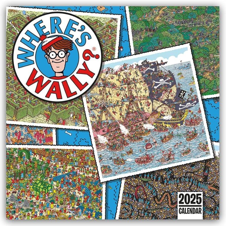 2025 Wheres Wally Square Calendar