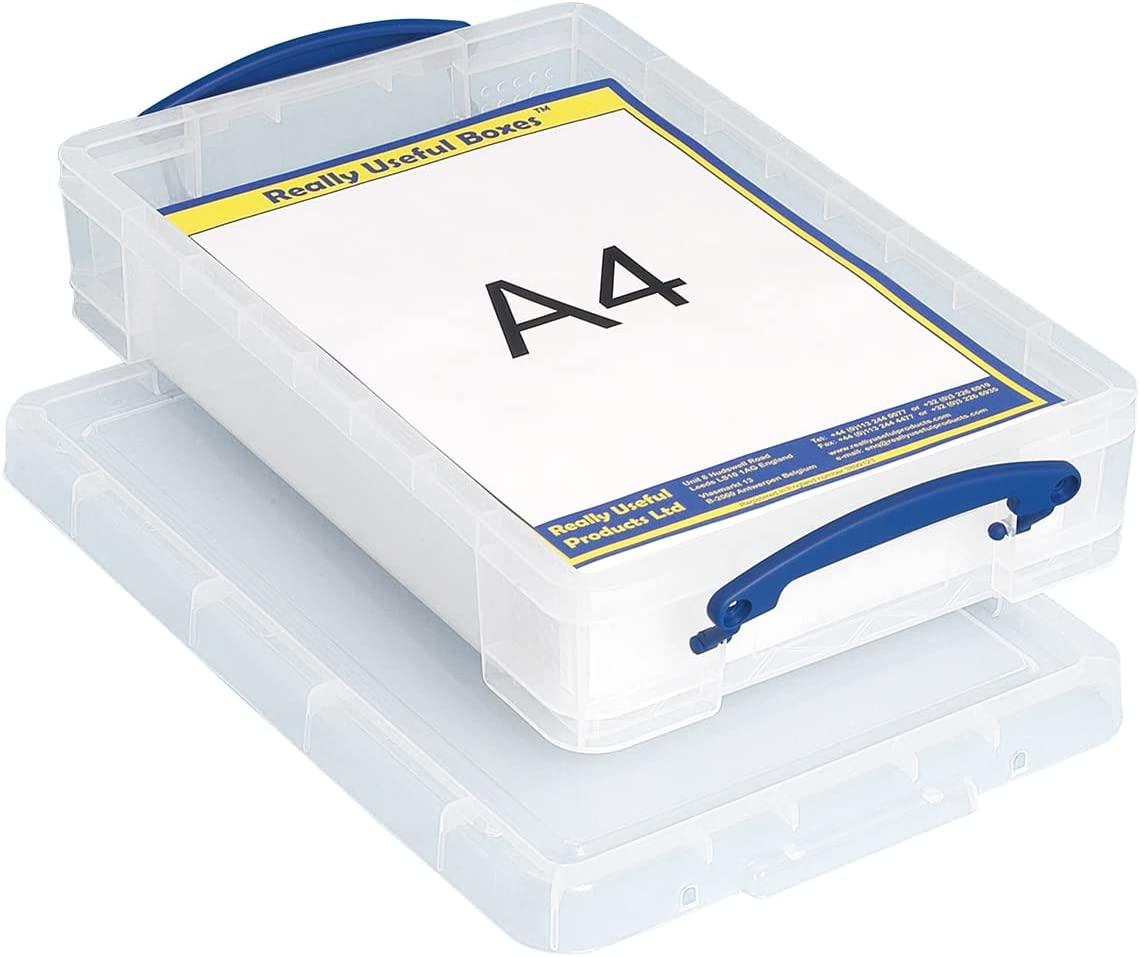 Really Useful Storage Box 4L Medium (Clear)