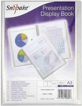 A3 Snopake Presentation Display Book 10 Pockets