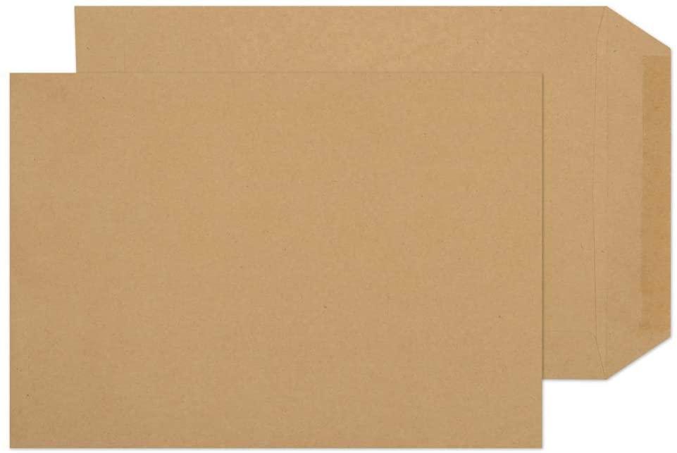 C5 Brown Peel & Seal Envelopes Pack of 10