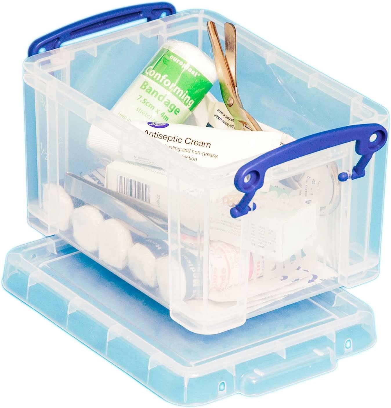 Really Useful Storage Box 1.6L Small (Clear)