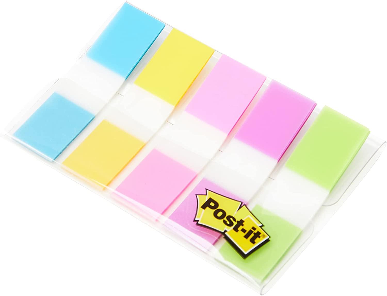 Post It 100 Index Markers (12mm, Assorted Colours)