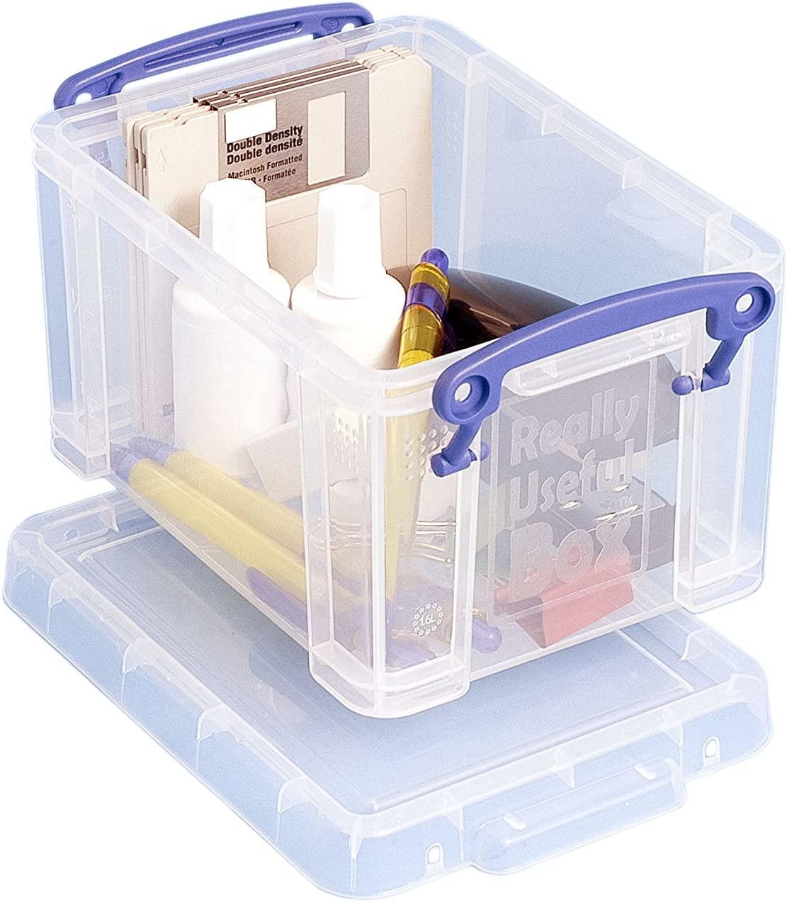 Really Useful Storage Box 1.6L Small (Clear)