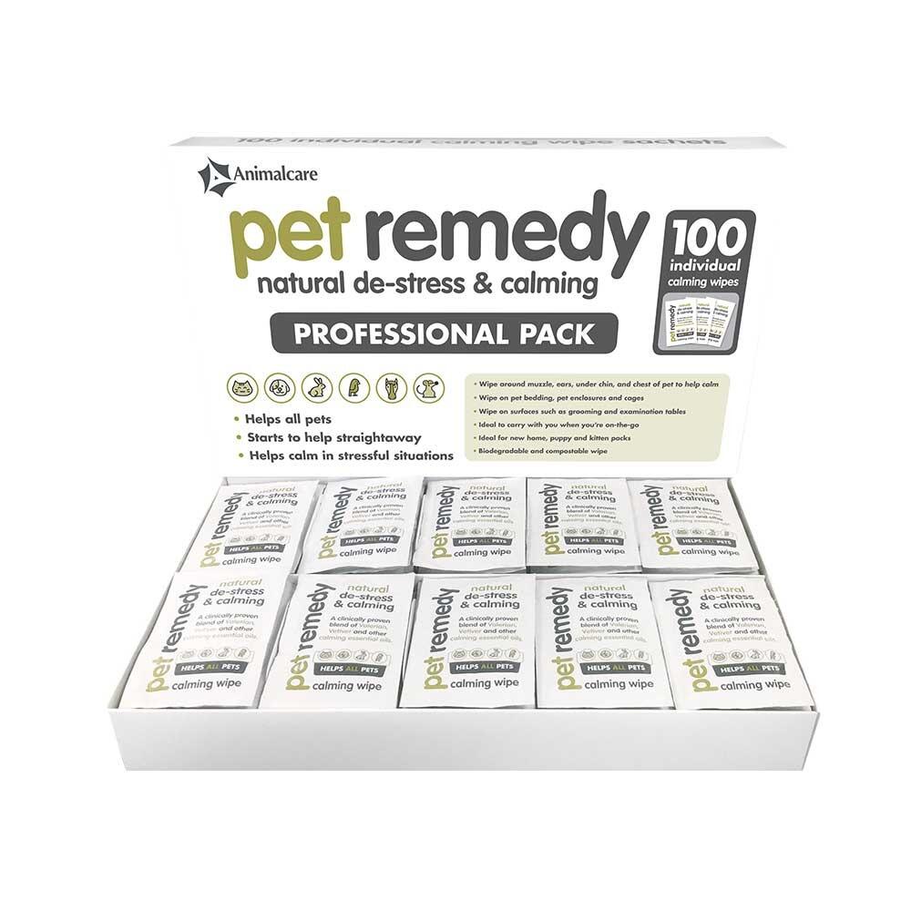 PET REMEDY CALMING WIPES PK 100
