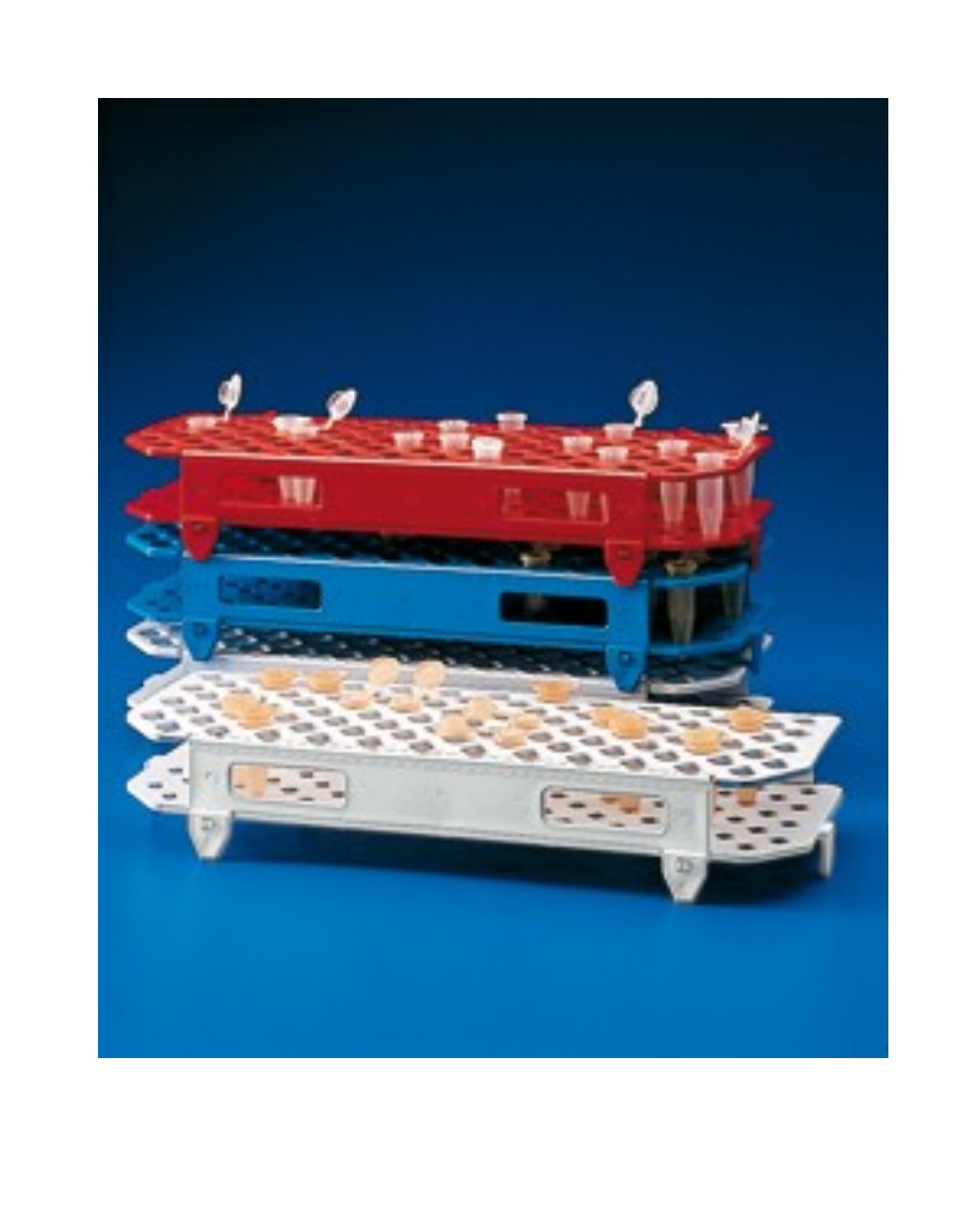 Racks (Microcentrifuge) Red, Individual