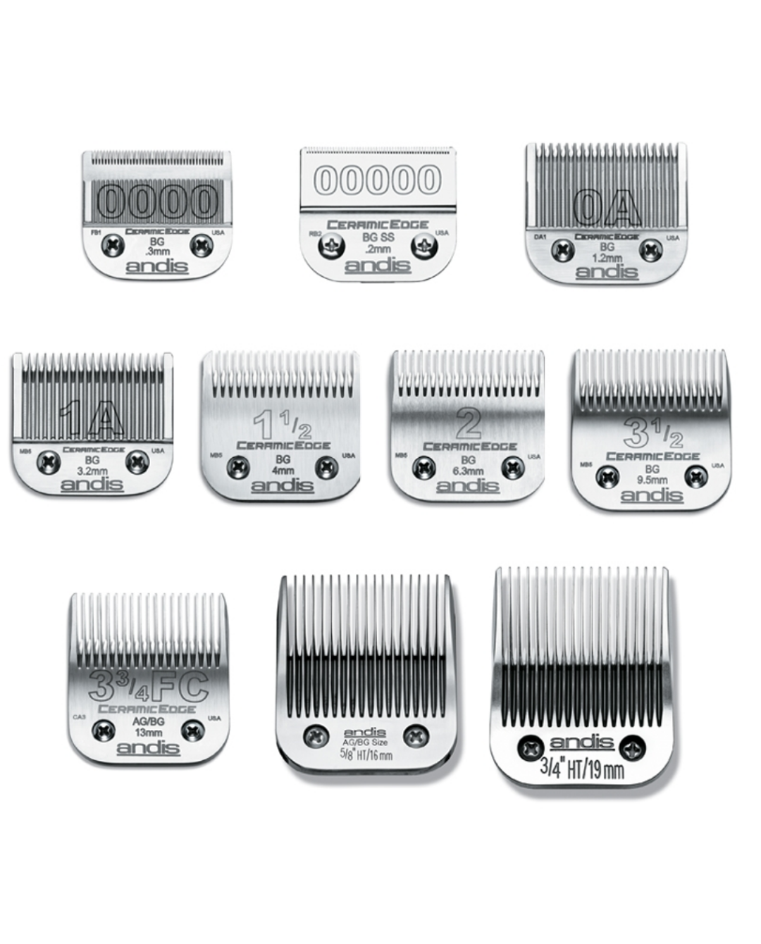 Andis Ceramic Edge Blade #40, Individual