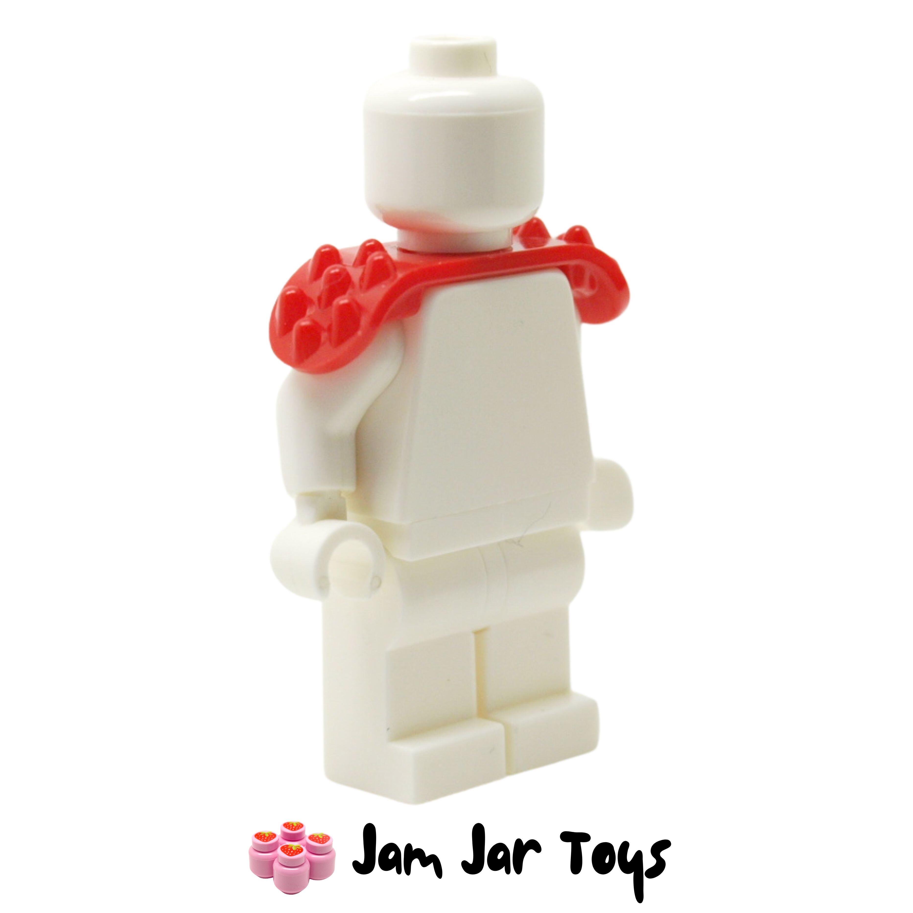 LEGO Red Neckwear Armour Shoulder Pads Spiked. A277