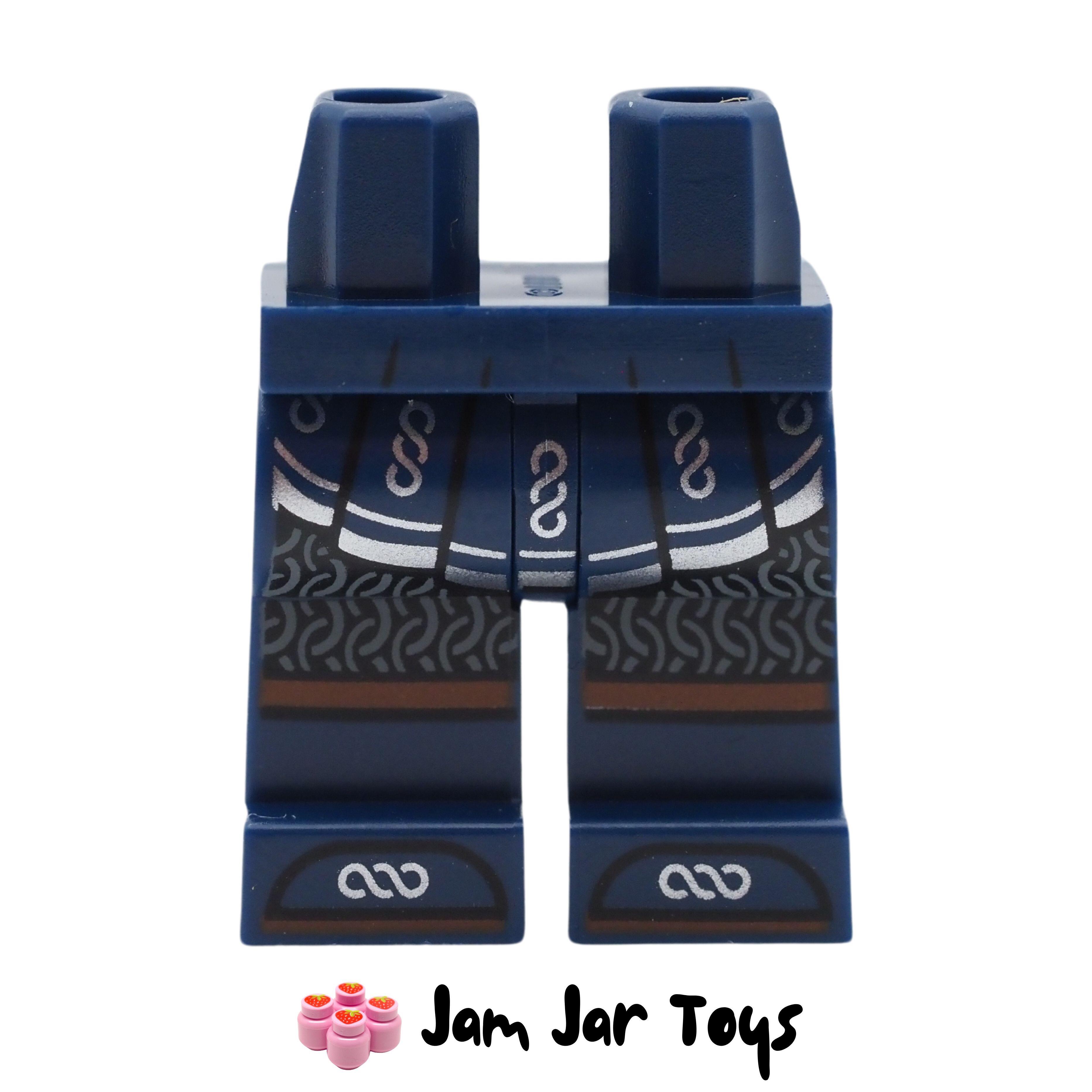 LEGO Dark Blue Legs, Silver Hem, Silver 6451321 | JamJarToys