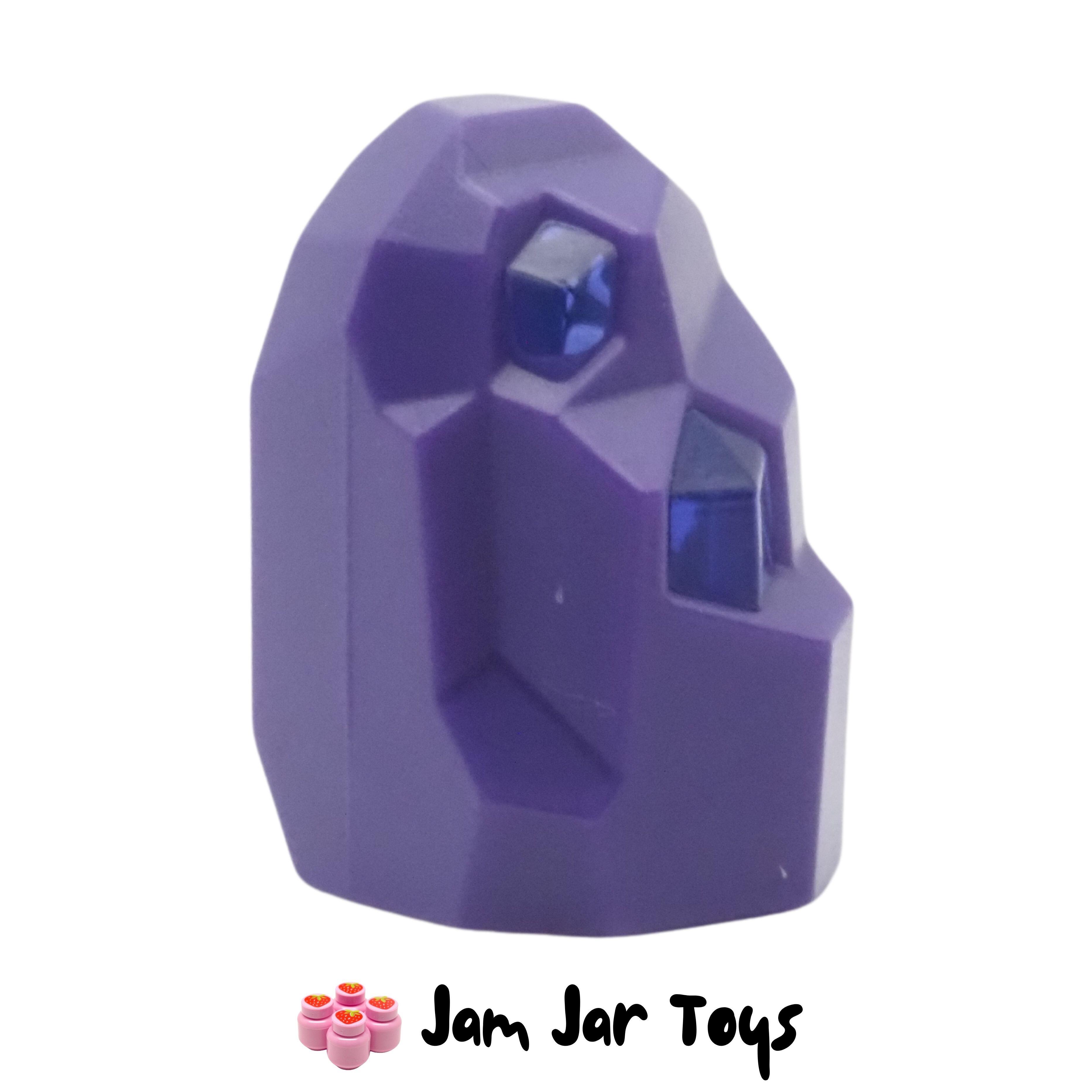 LEGO Geode / Rock; Dark Purple, Trans-Purple Crystal J25