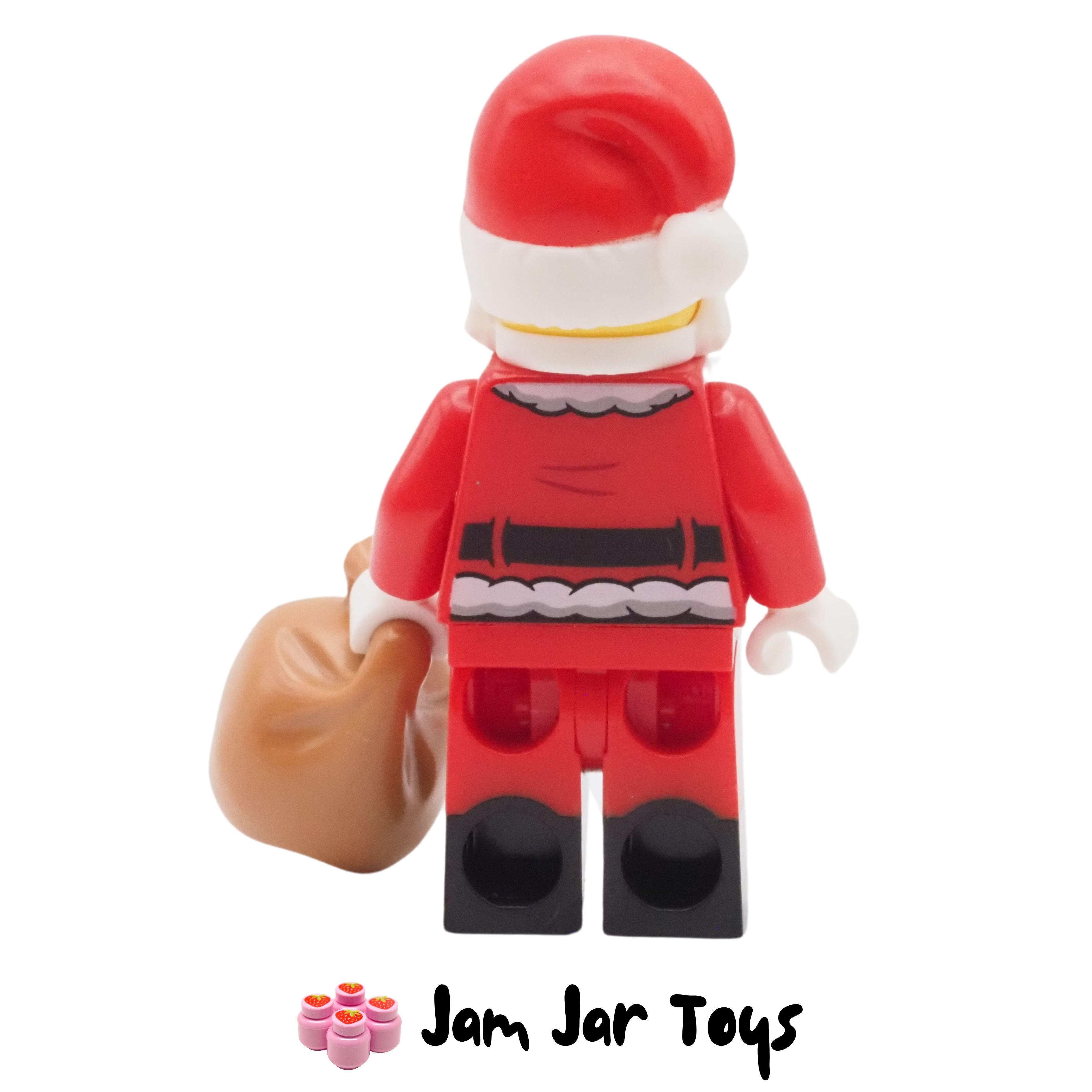LEGO CITY Minifigure Santa - Fur Lined Jacket, Red Legs, Black Boots. R1115