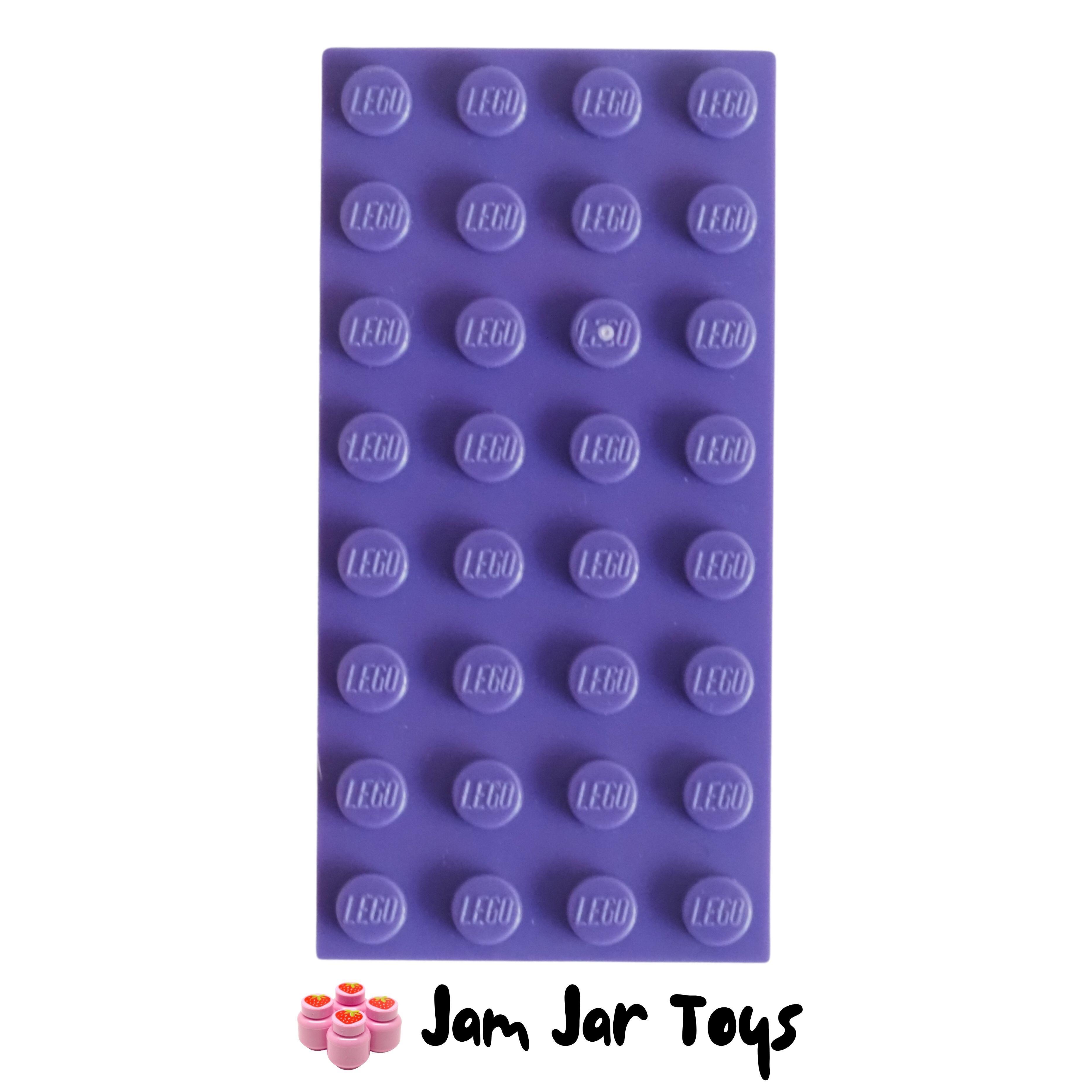 LEGO Dark Purple 4 x 8 LEGO Base Plate.