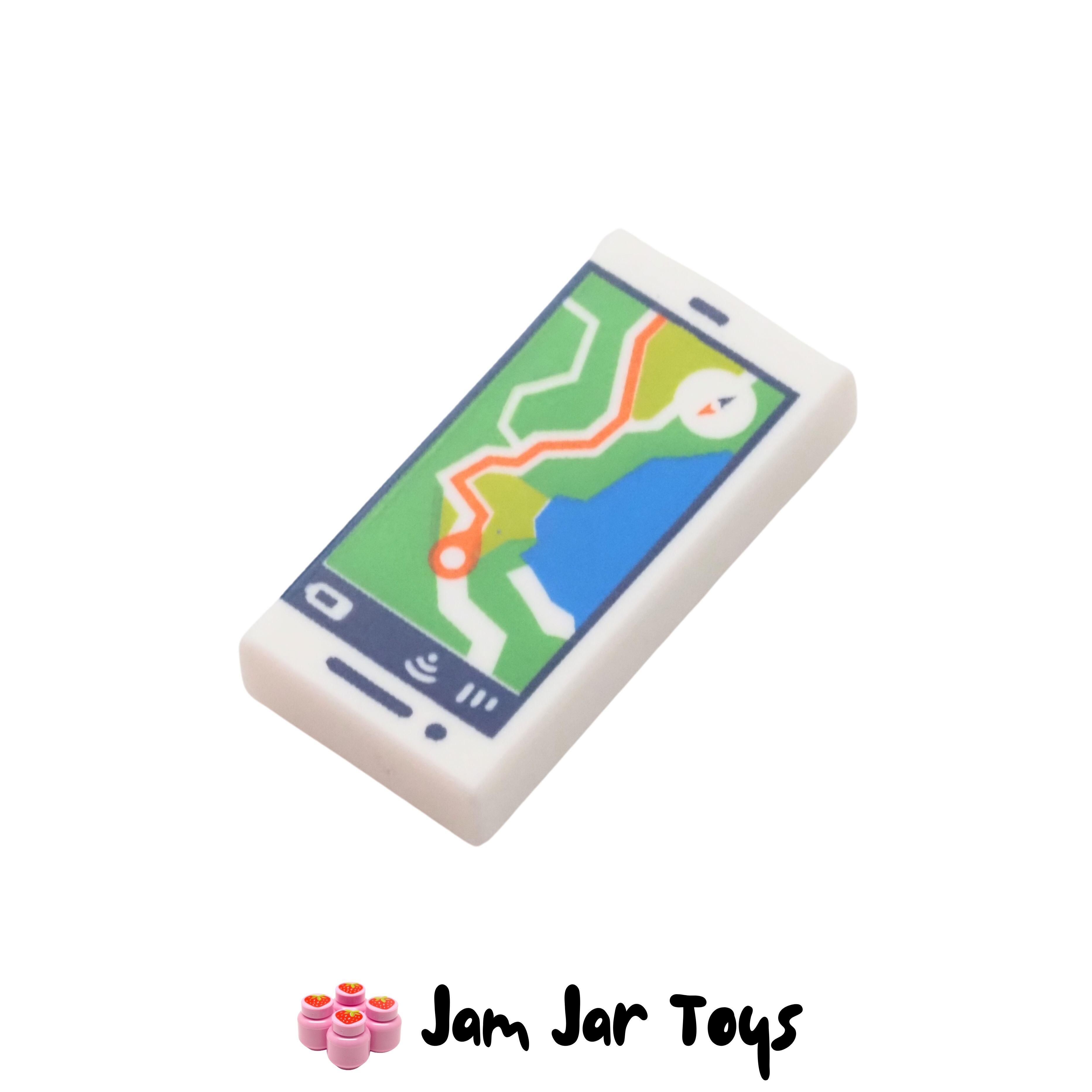 LEGO Printed Tile - Smartphone with Map 6542056 | JamJarToys
